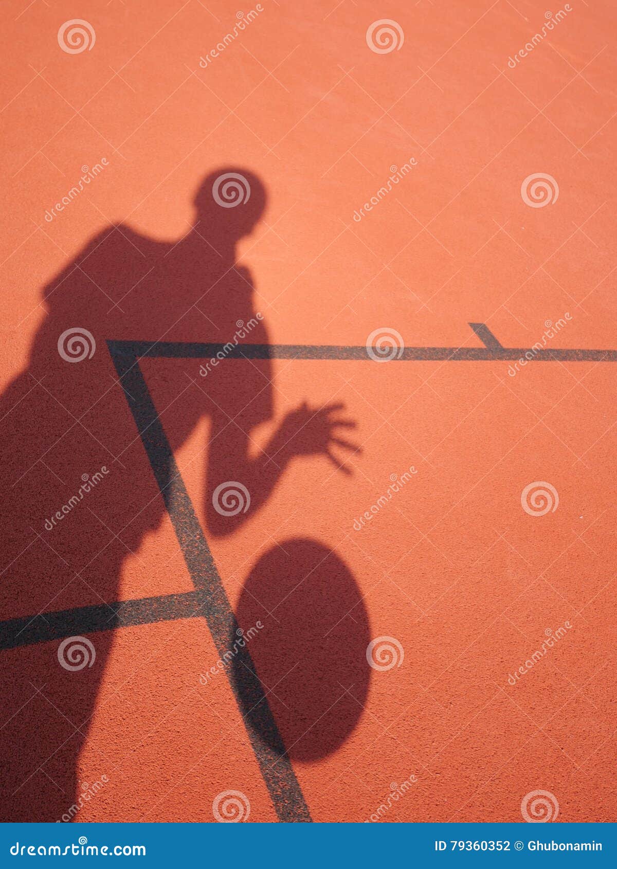 Basketball player shadow stock photo. Image of sport - 79360352