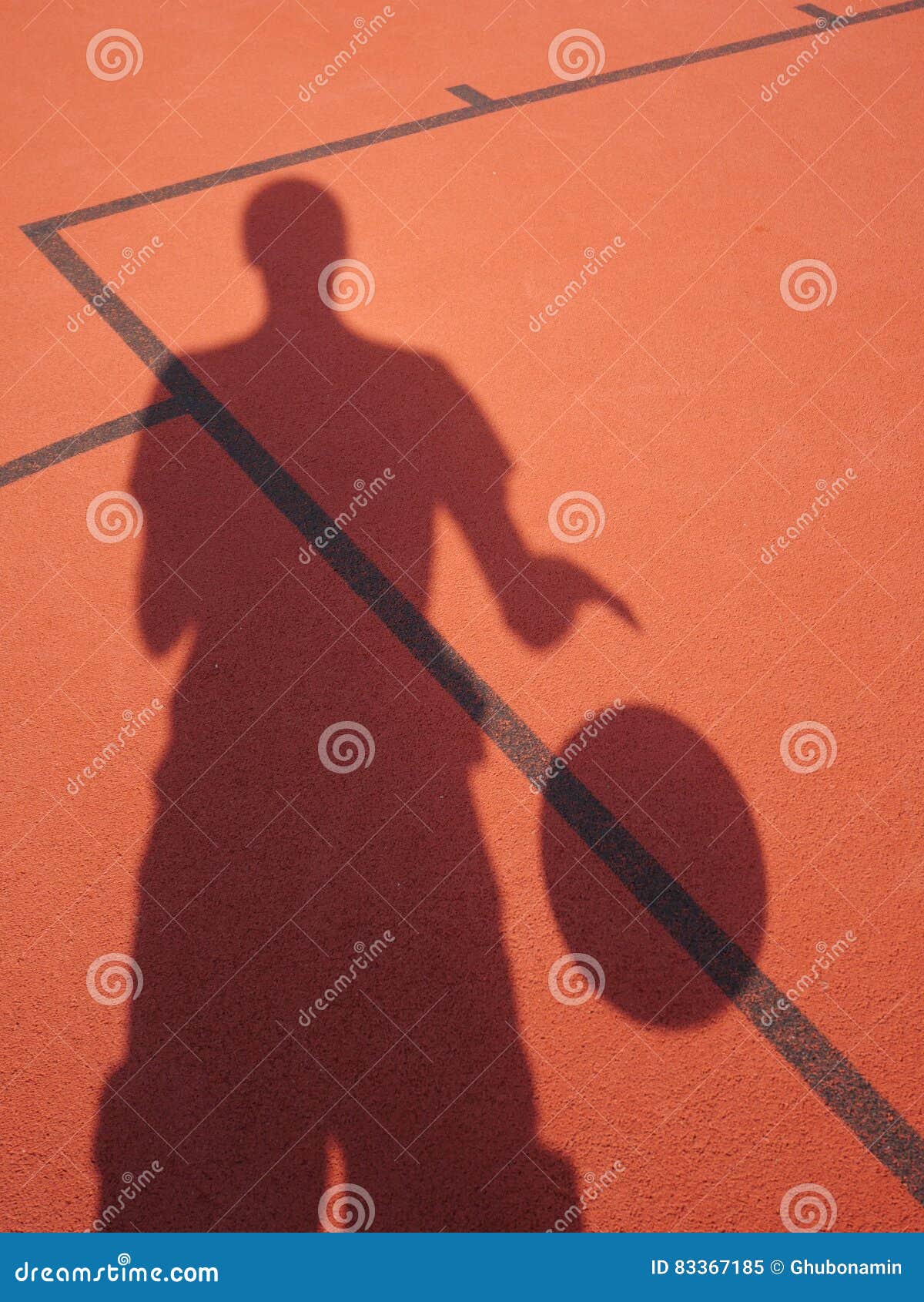 Basketball player shadow stock image. Image of shooting - 83367185