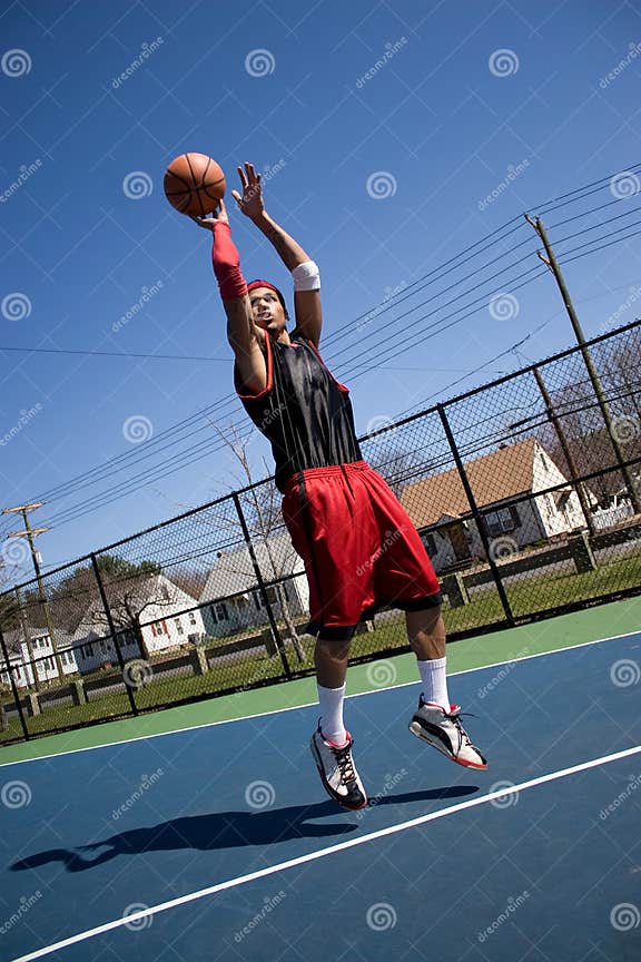Basketball Player Shooting stock image. Image of player - 9253249