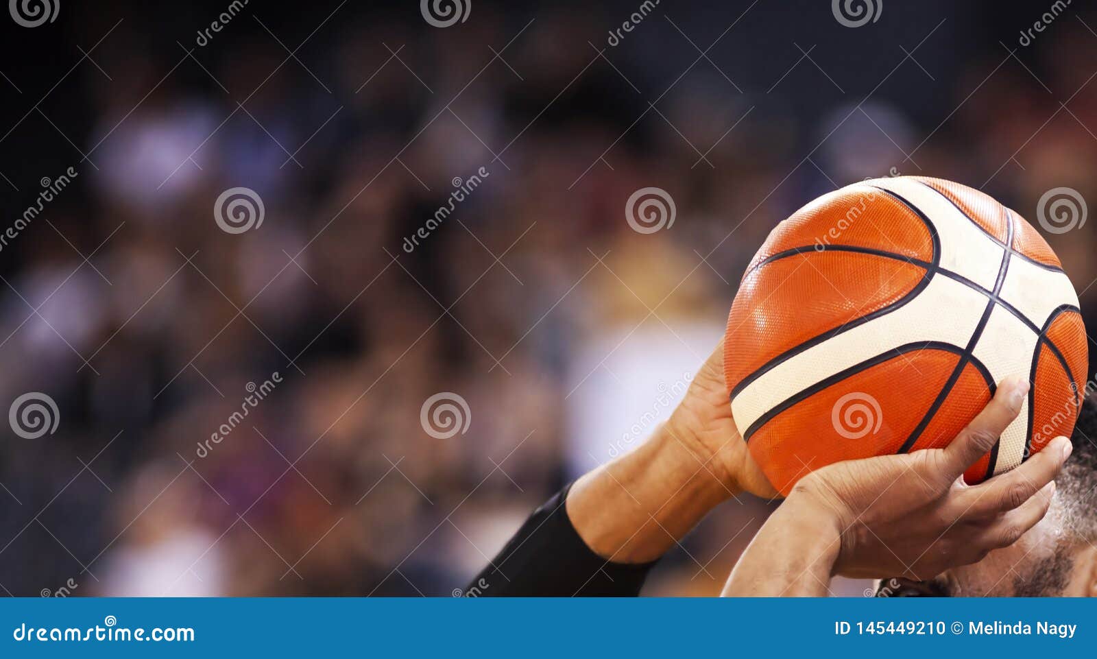 Basketball Player Shooting Three Pointer Stock Photo - Image of pointer ...