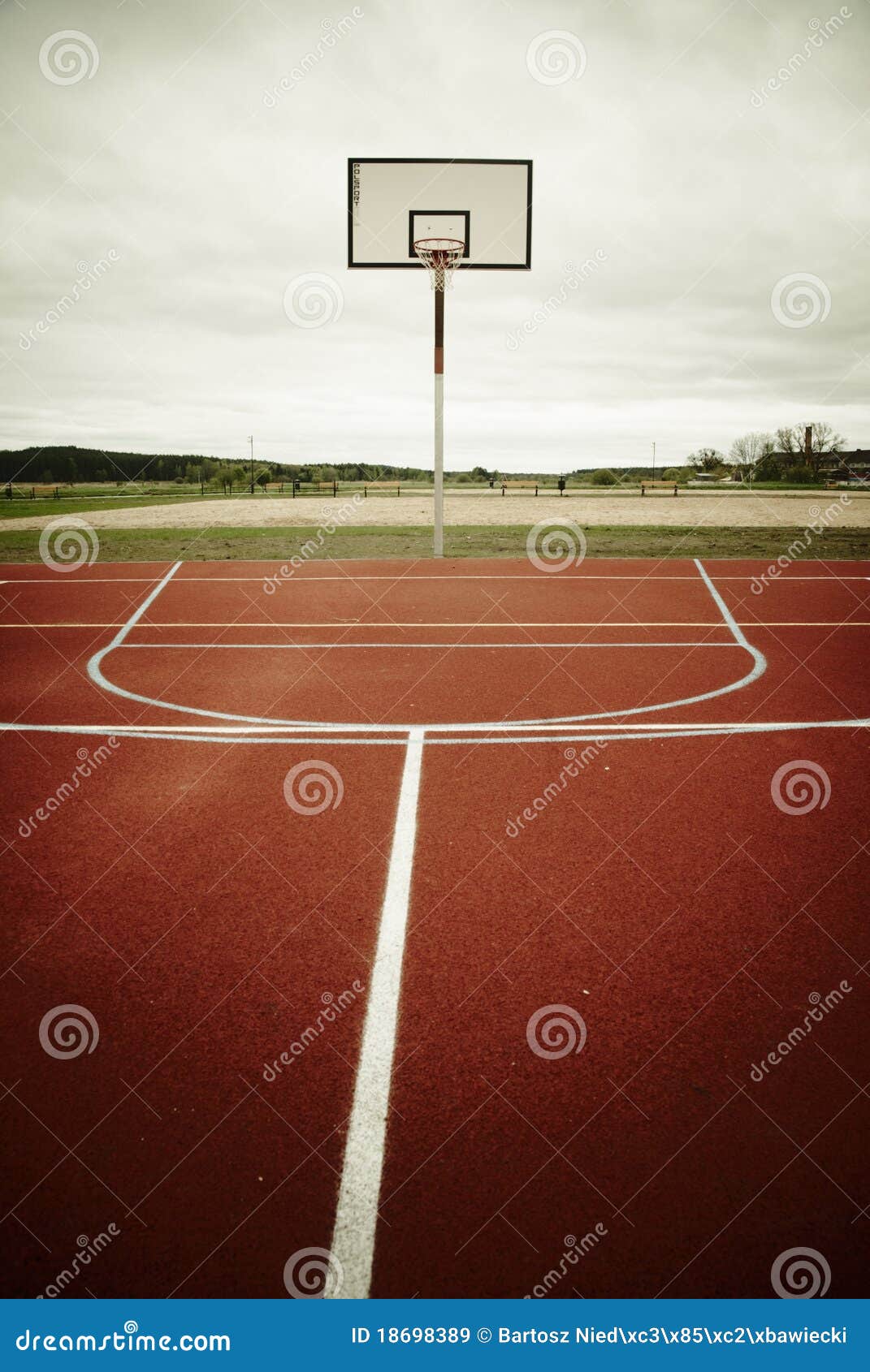 Basketball playground stock image. Image of health, paint - 18698389