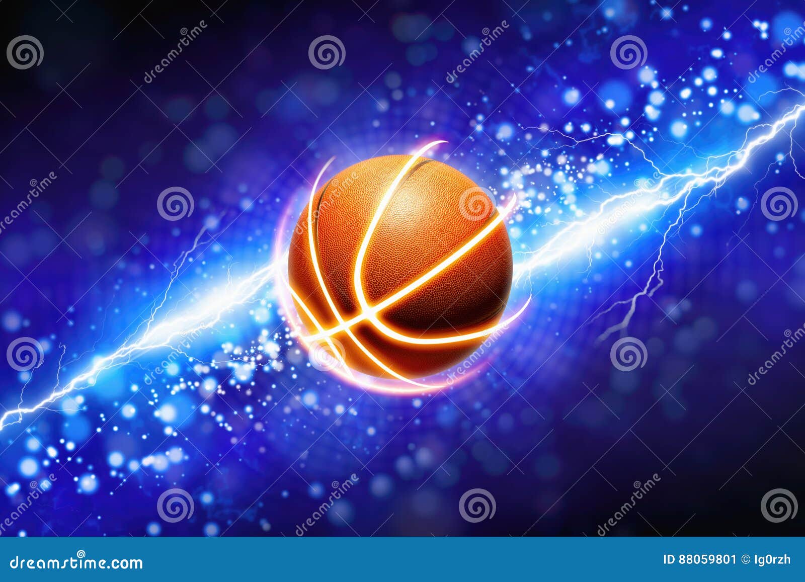 The Powerful Blue Furry Monkey Emits Fire Energy, Doodle Icon Image ...