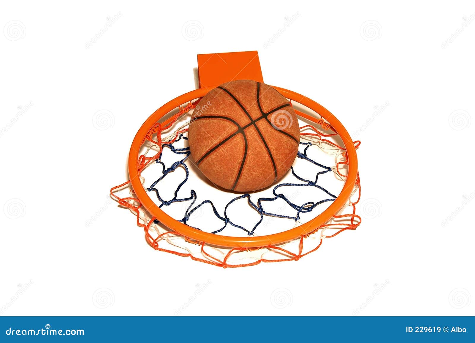 Basketball and rim stock image. Image of nylon, score, basket - 229619
