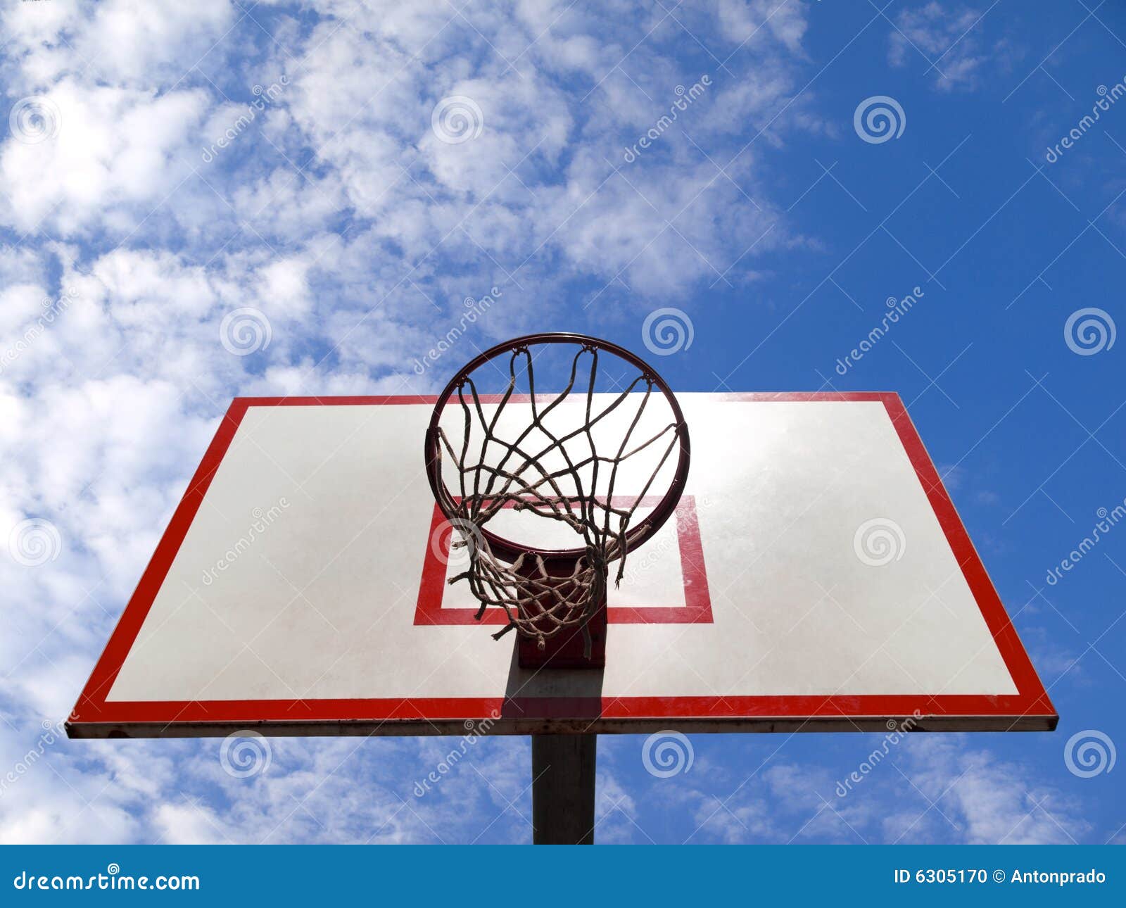 Basketball ring stock photo. Image of knot, backboard - 6305170
