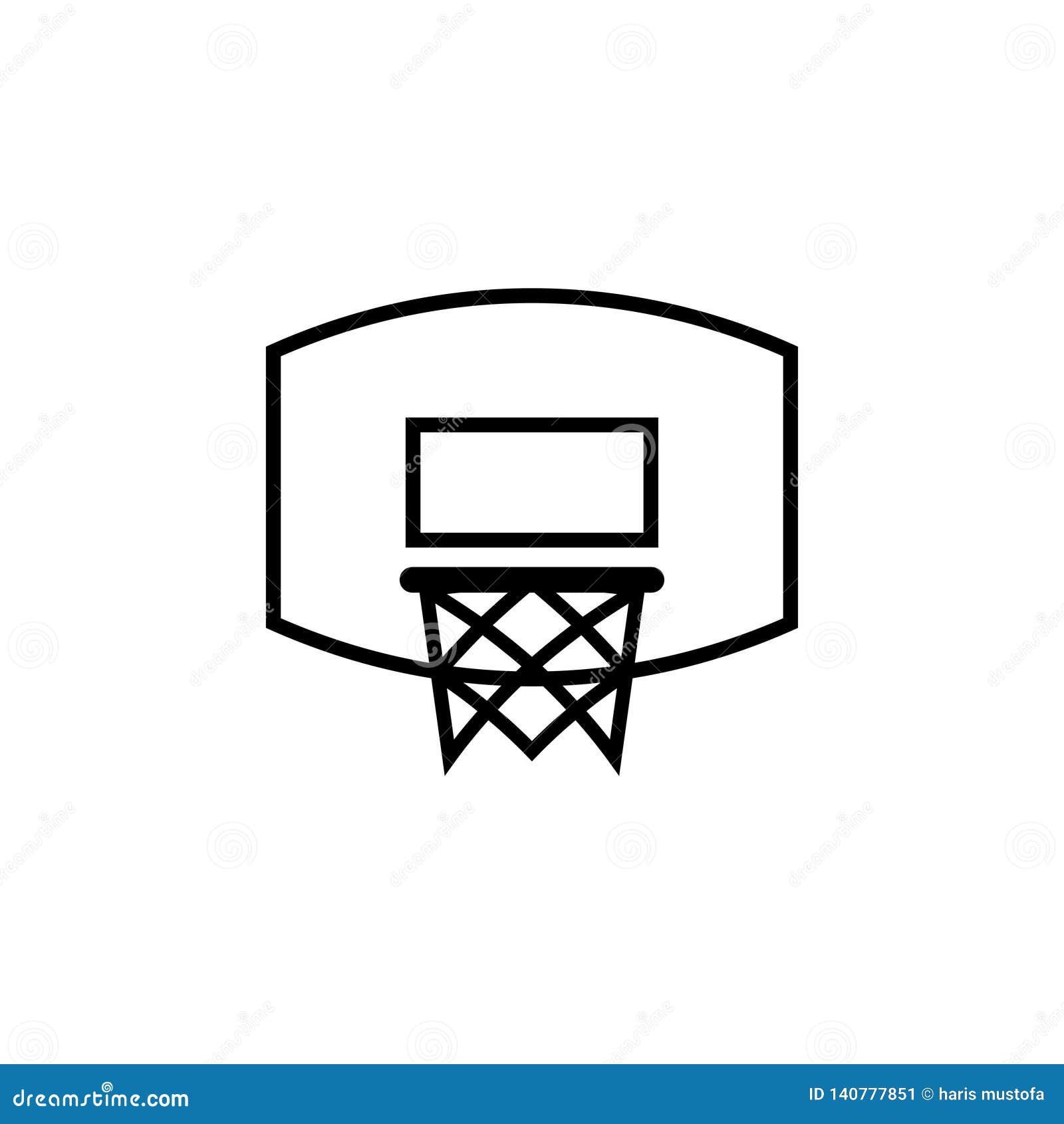 Basketball Ring Icon Design Template Vector Isolated Stock Illustration ...