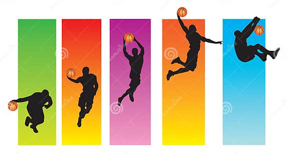 Basketball Sequence stock vector. Illustration of blue - 4978032