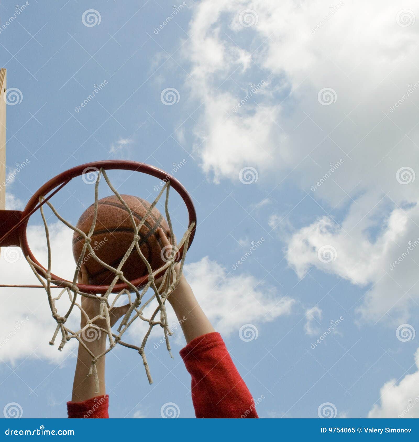 Basketball slam dunk stock image. Image of basketball - 9754065