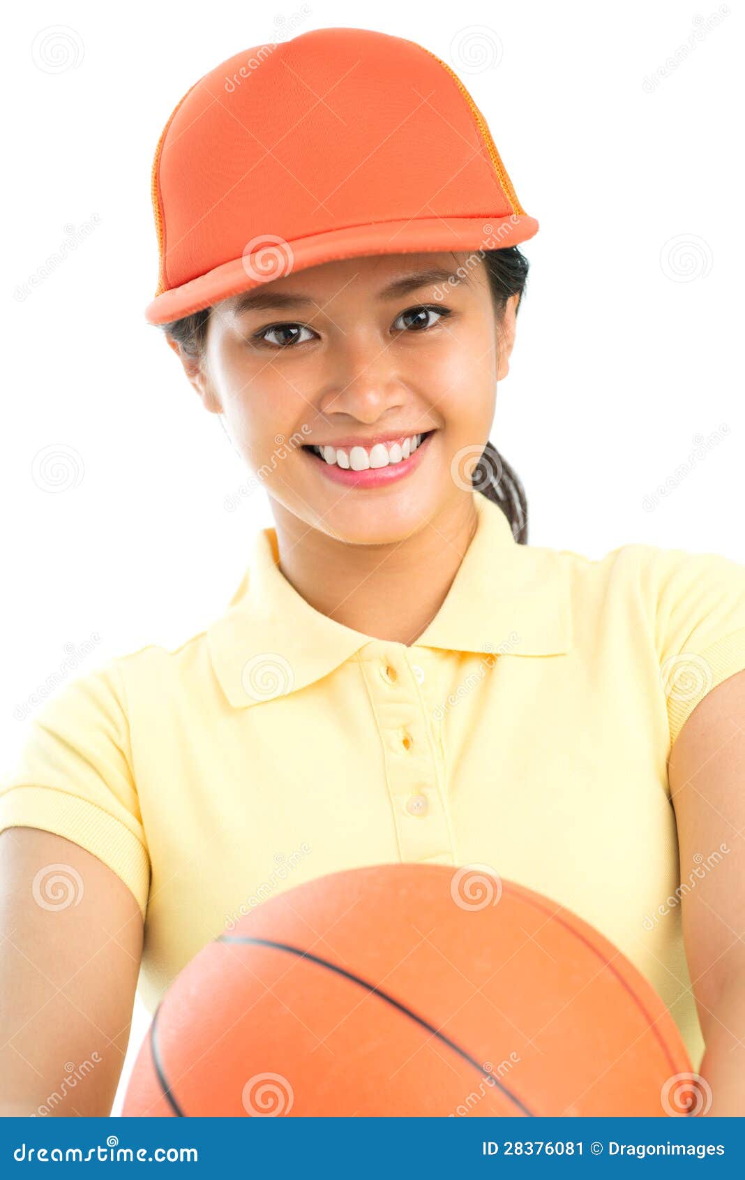 Basketball smile stock image. Image of enthusiastic, isolated - 28376081