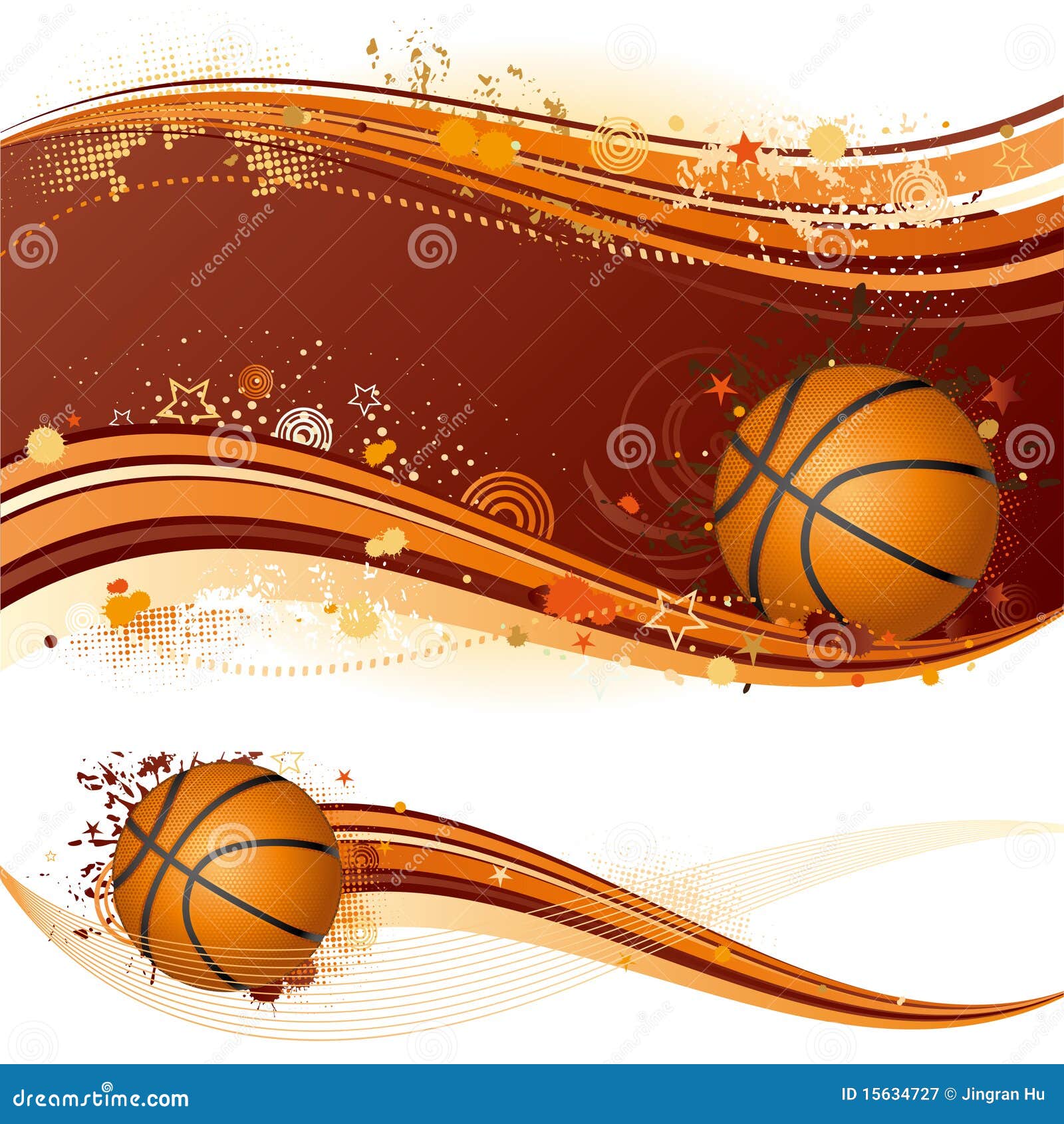 Basketball Border Clip Art