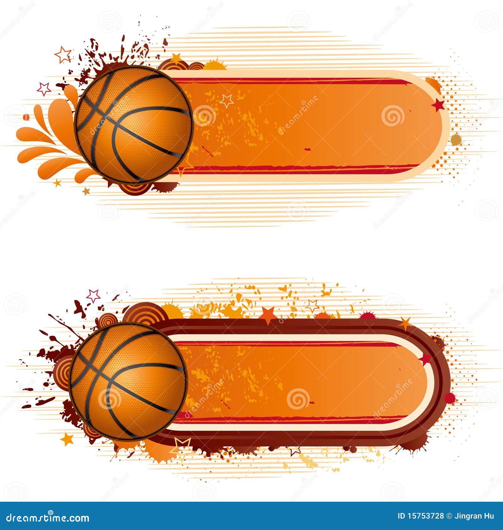 Basketball Borders Clip Art