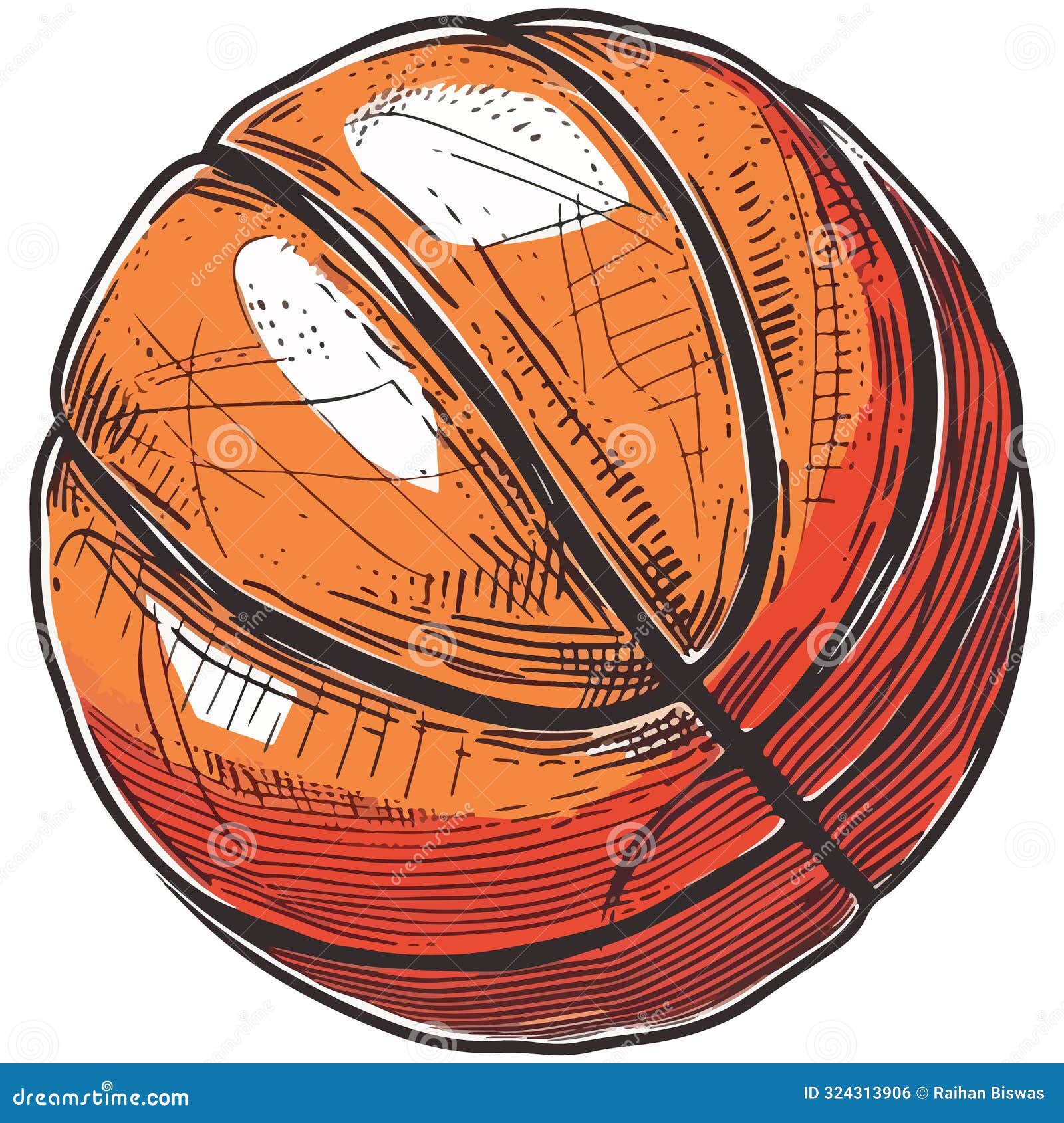 Basketball Sport Ball Vector Stock Vector - Illustration of vector ...