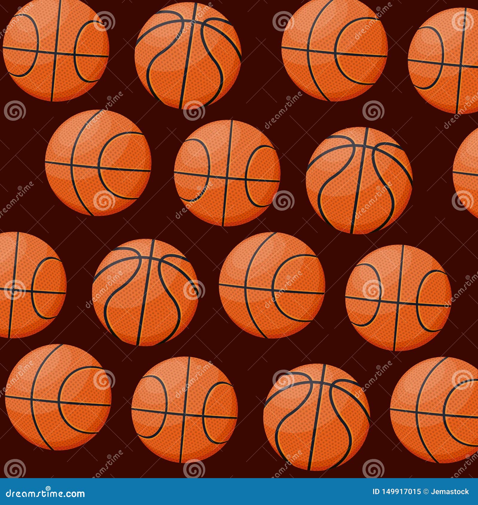 Basketball Sport Game Background with Patterns Stock Vector ...