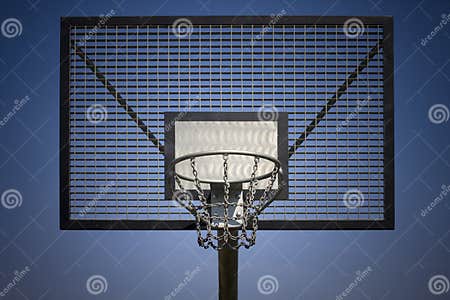 Basketball steel backboard stock photo. Image of sport - 13366048