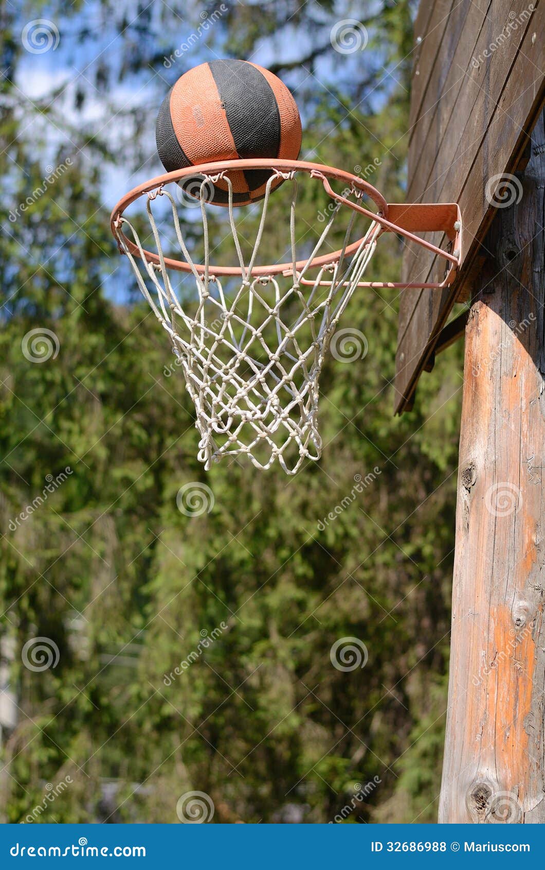 Basketball Swish stock photo. Image of locations, cool - 32686988