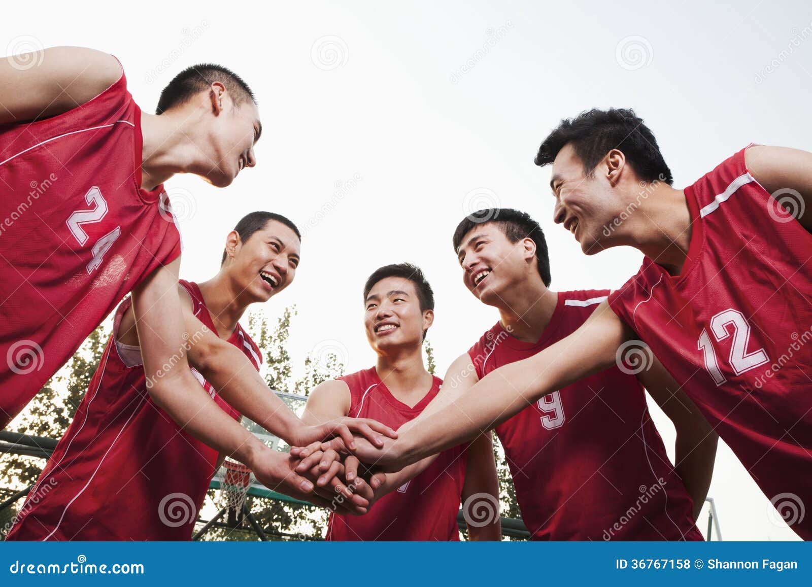 Basketball Team Gating Ready for the Game Stock Photo - Image of ...