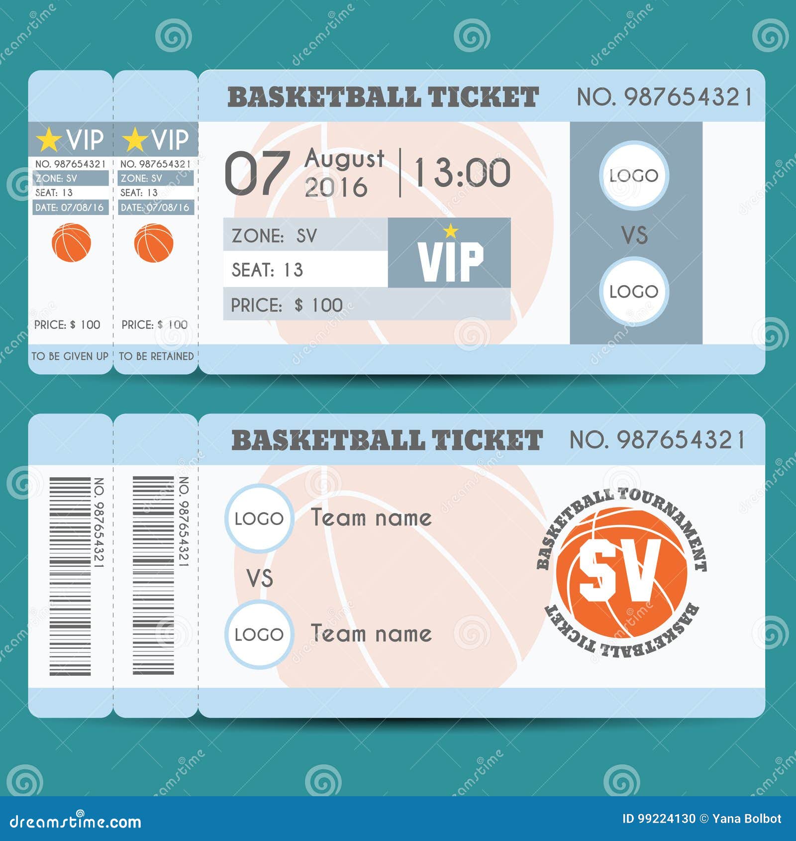 Basketball Ticket Modern Design Stock Vector - Illustration of event ...