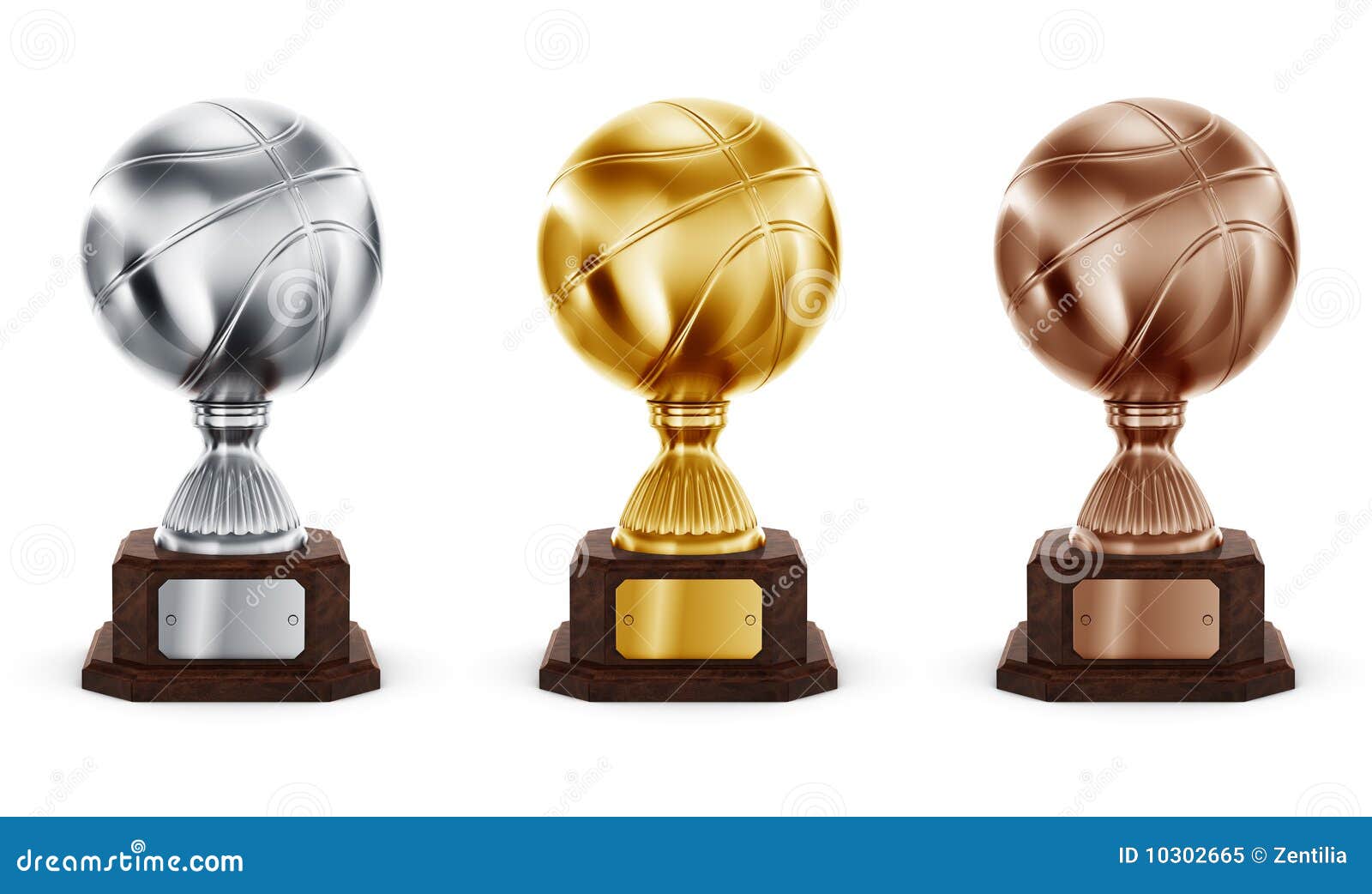Basketball trophy stock illustration. Illustration of wood - 10302665