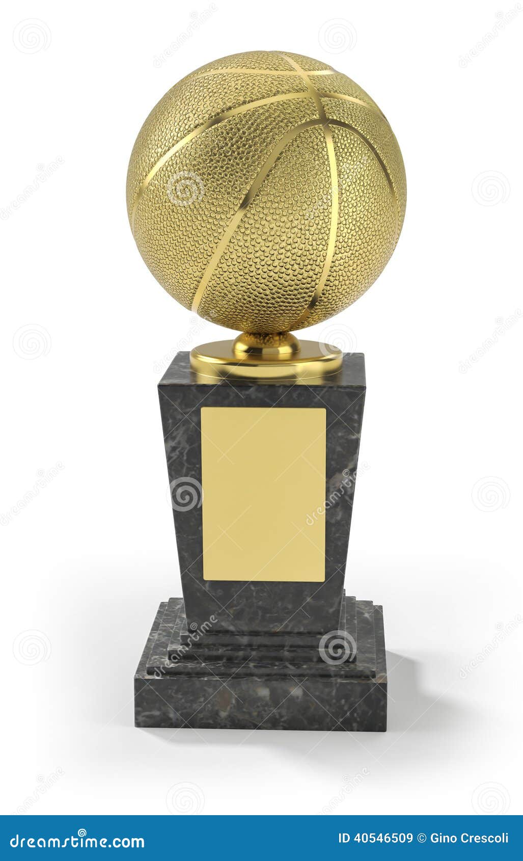 Basketball trophy stock illustration. Illustration of success - 40546509