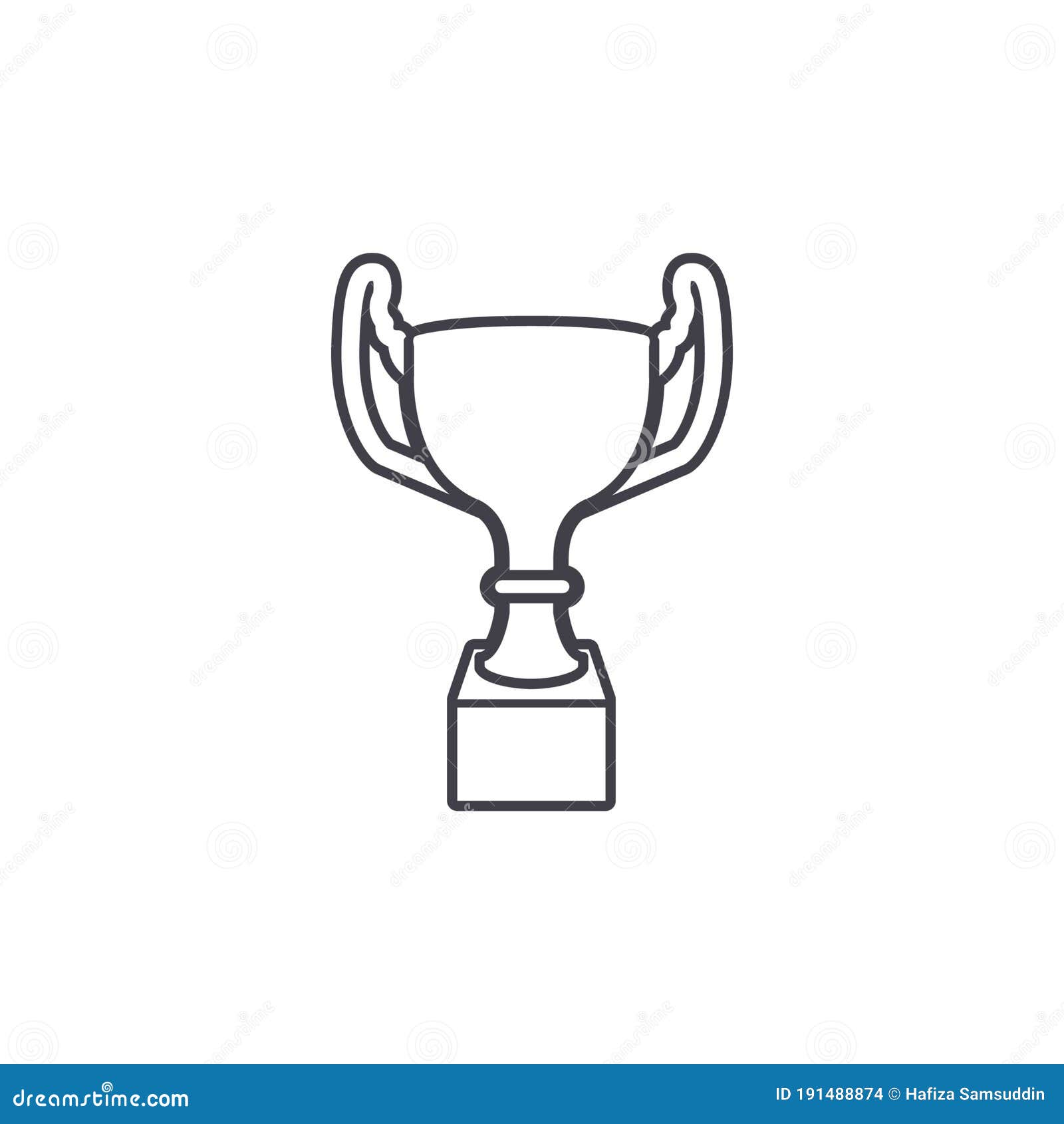 Basketball Trophy. Vector Illustration Decorative Design Stock Vector ...
