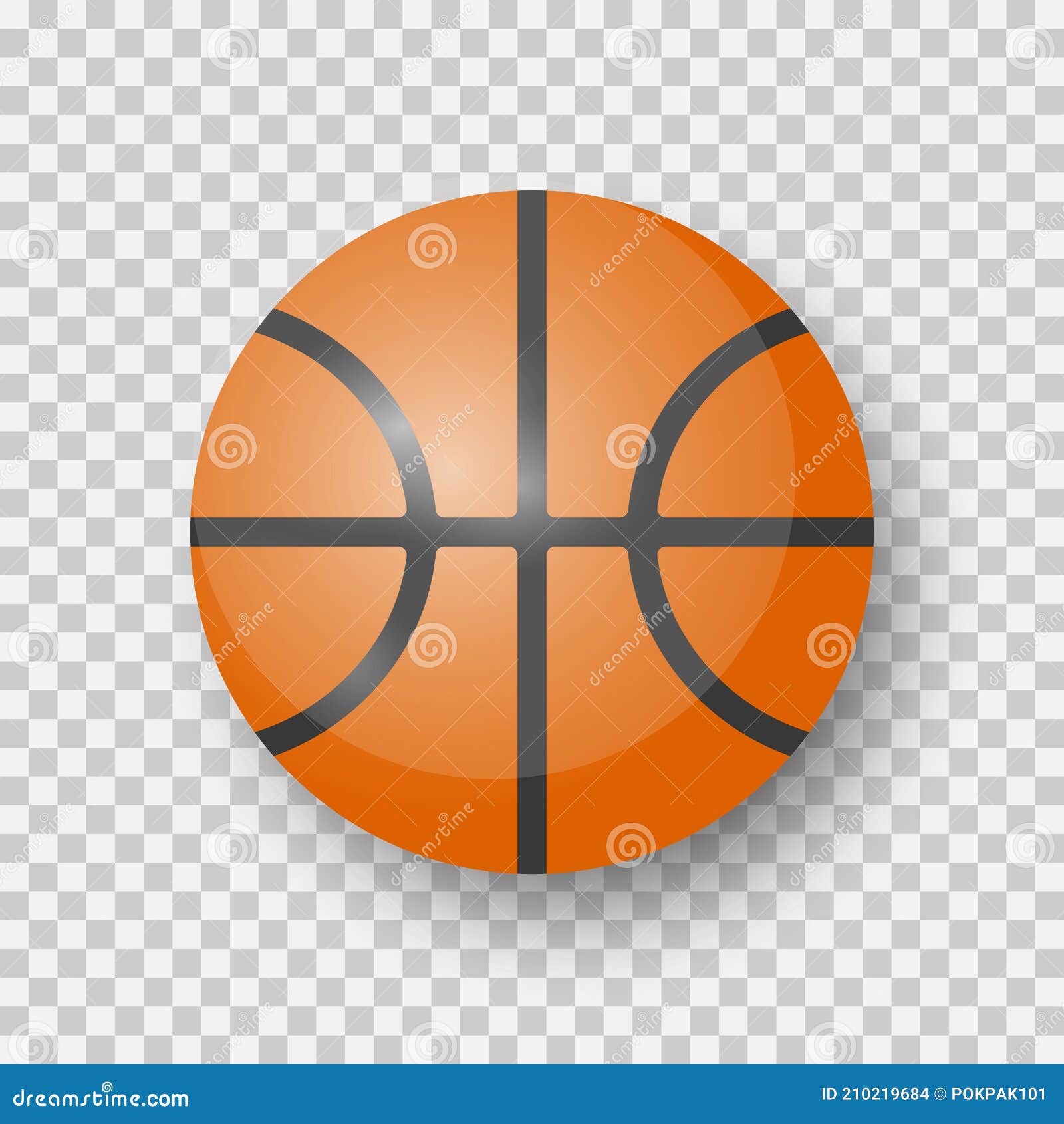 Basketball vector isolated stock vector. Illustration of basket - 210219684
