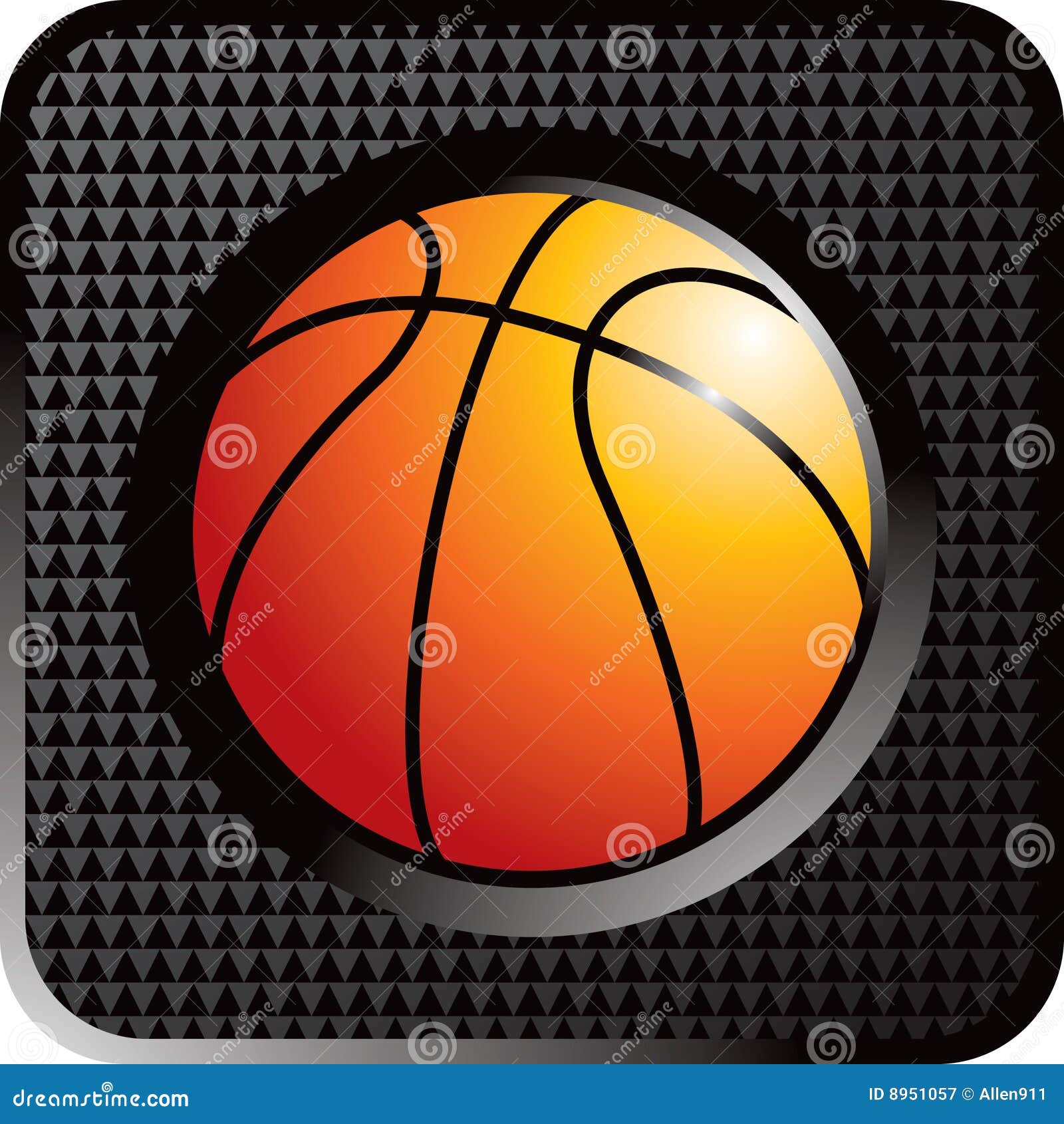 Basketball web button stock vector. Illustration of champion - 8951057