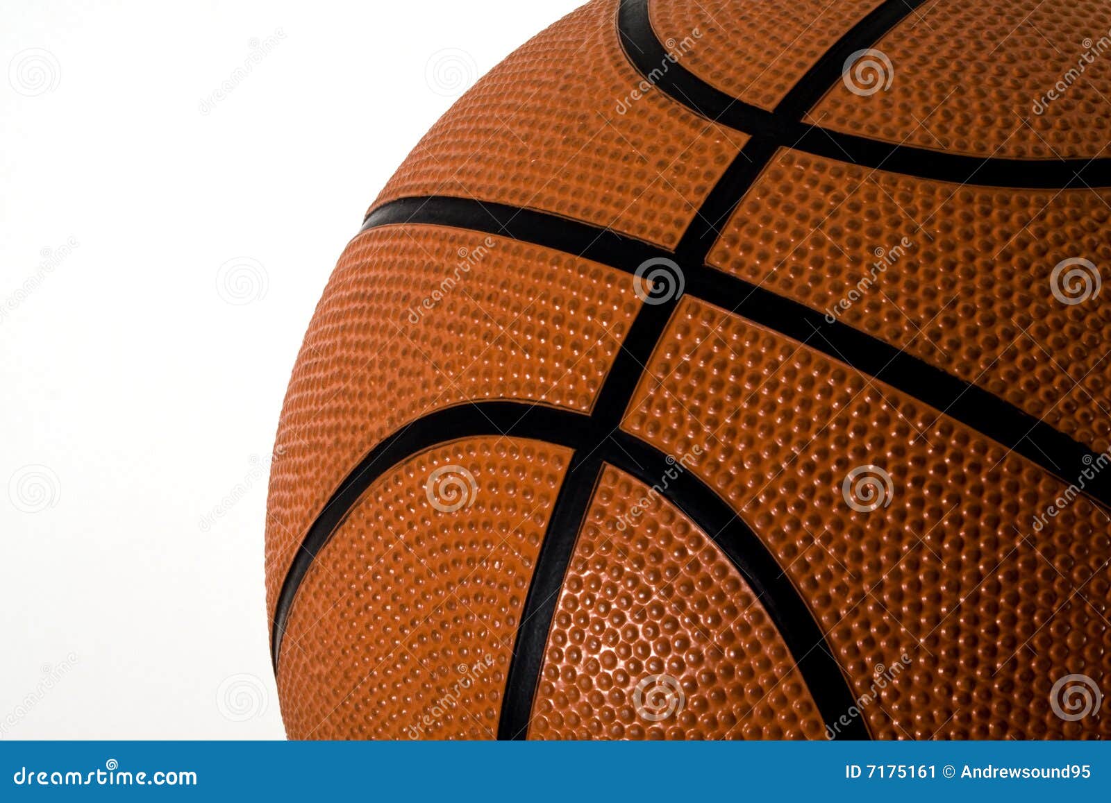 Basketball on white stock image. Image of goal, dunking - 7175161