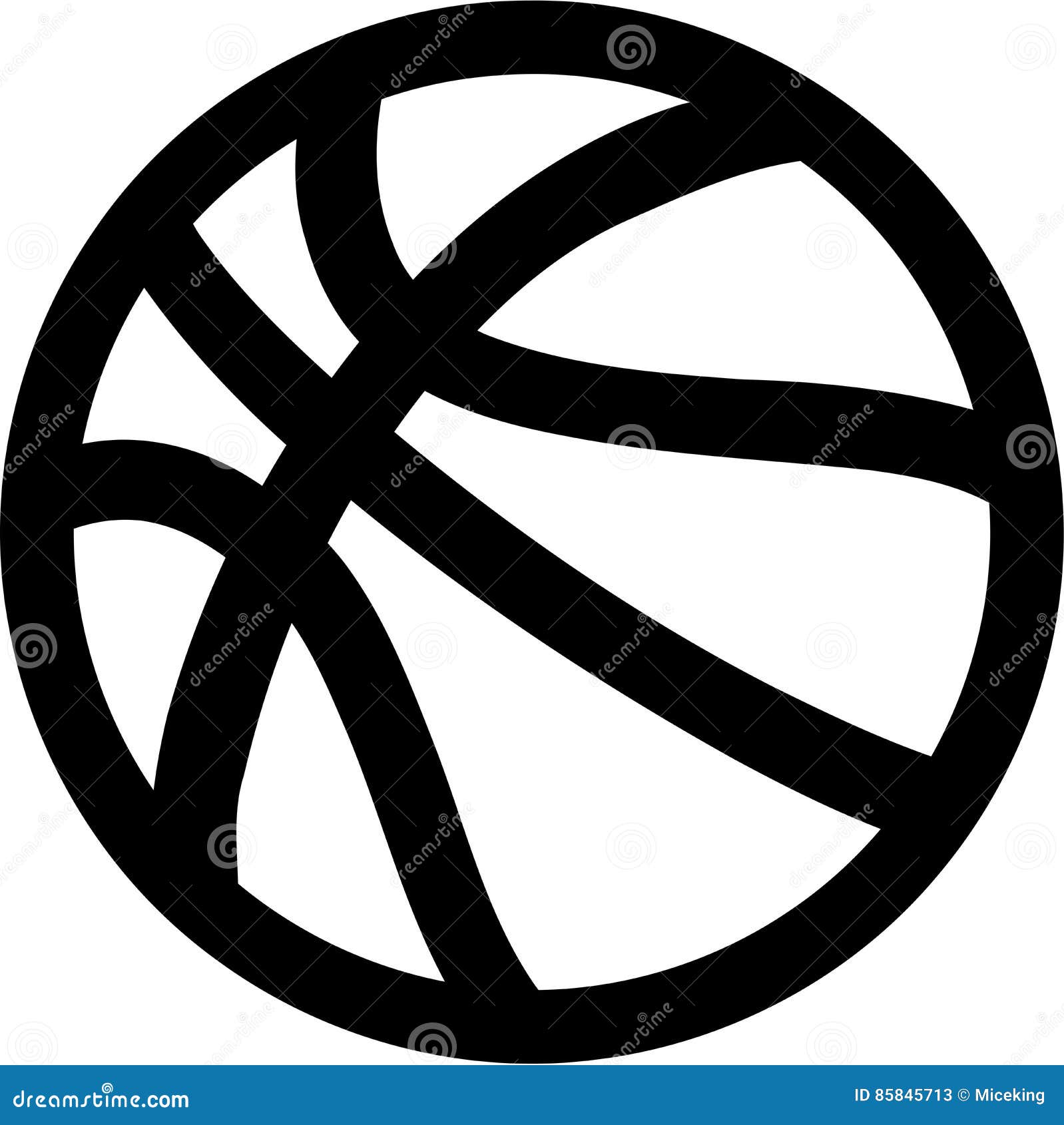 Basketball on White Background Stock Vector - Illustration of playing ...