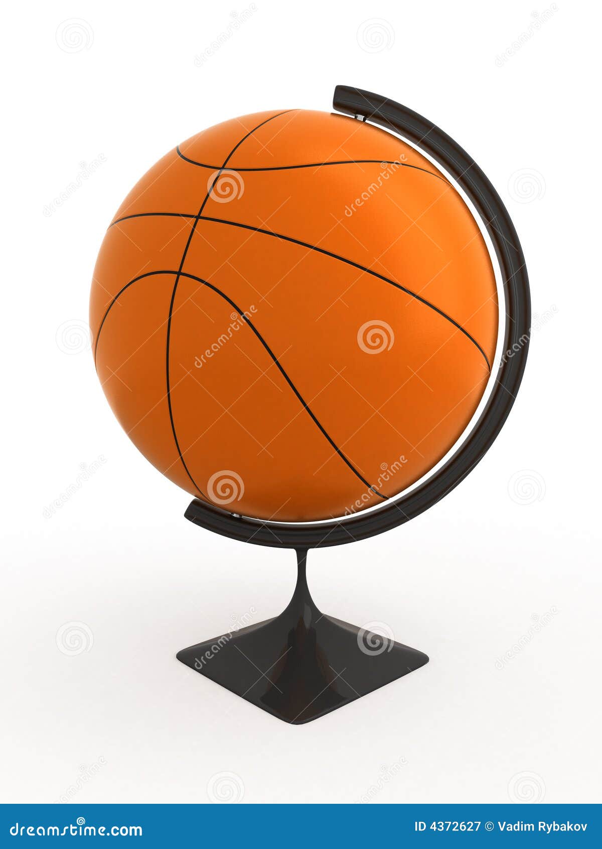 Basketball is world stock illustration. Illustration of idea - 4372627