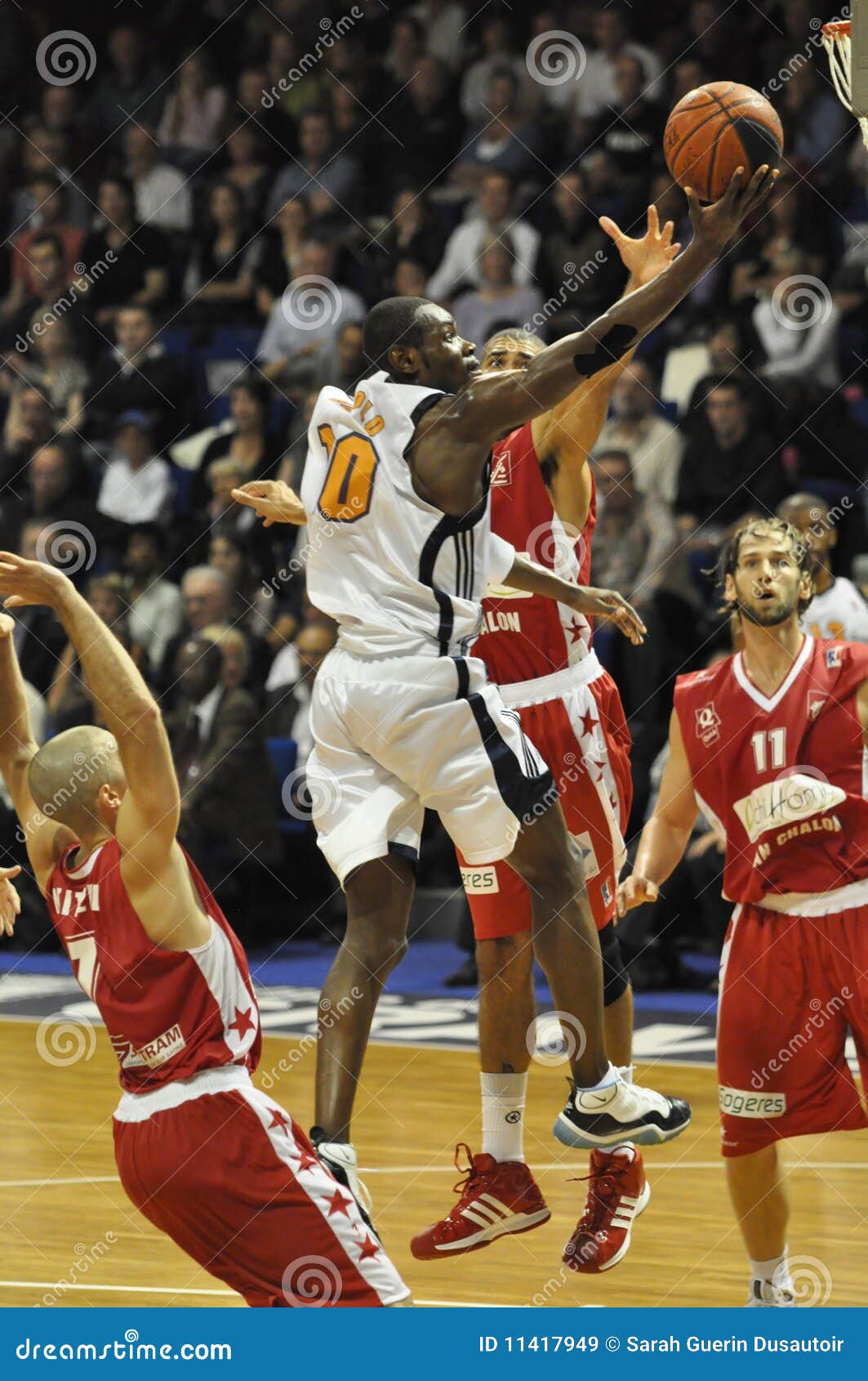 Basketball, Yannick Bokolo Shooting Editorial Stock Image - Image of ...