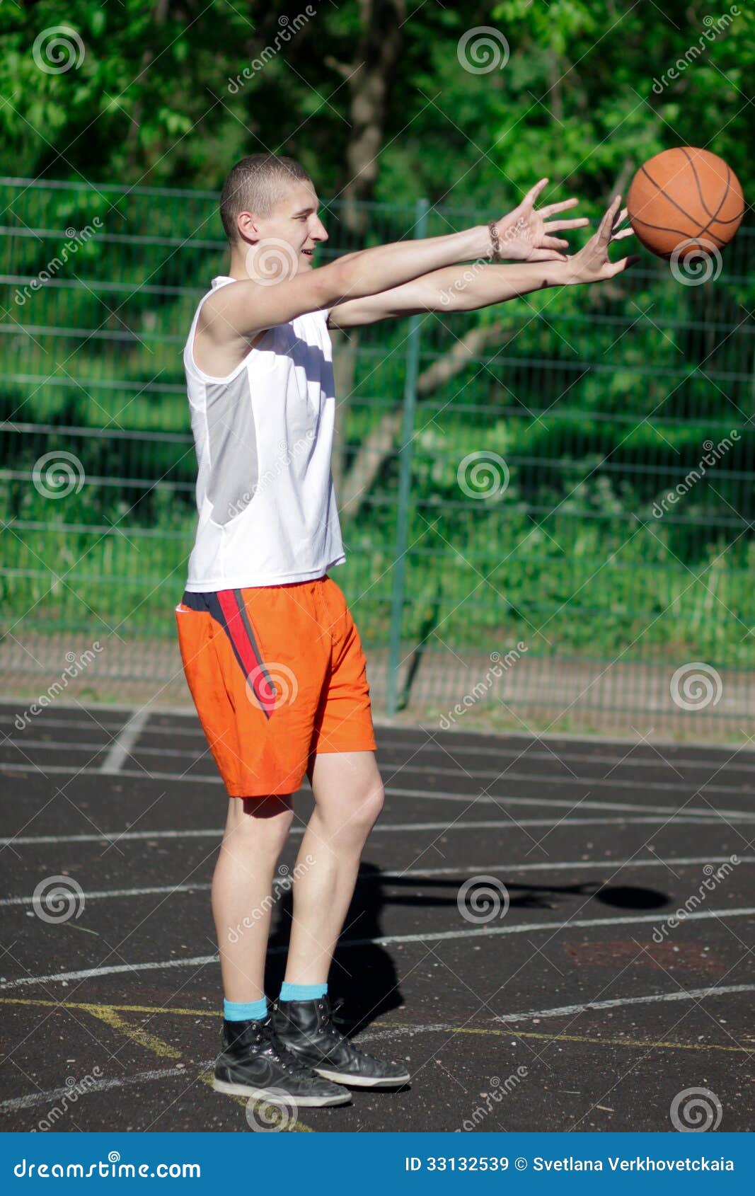 Basketball. stock image. Image of power, motion, enjoying - 33132539