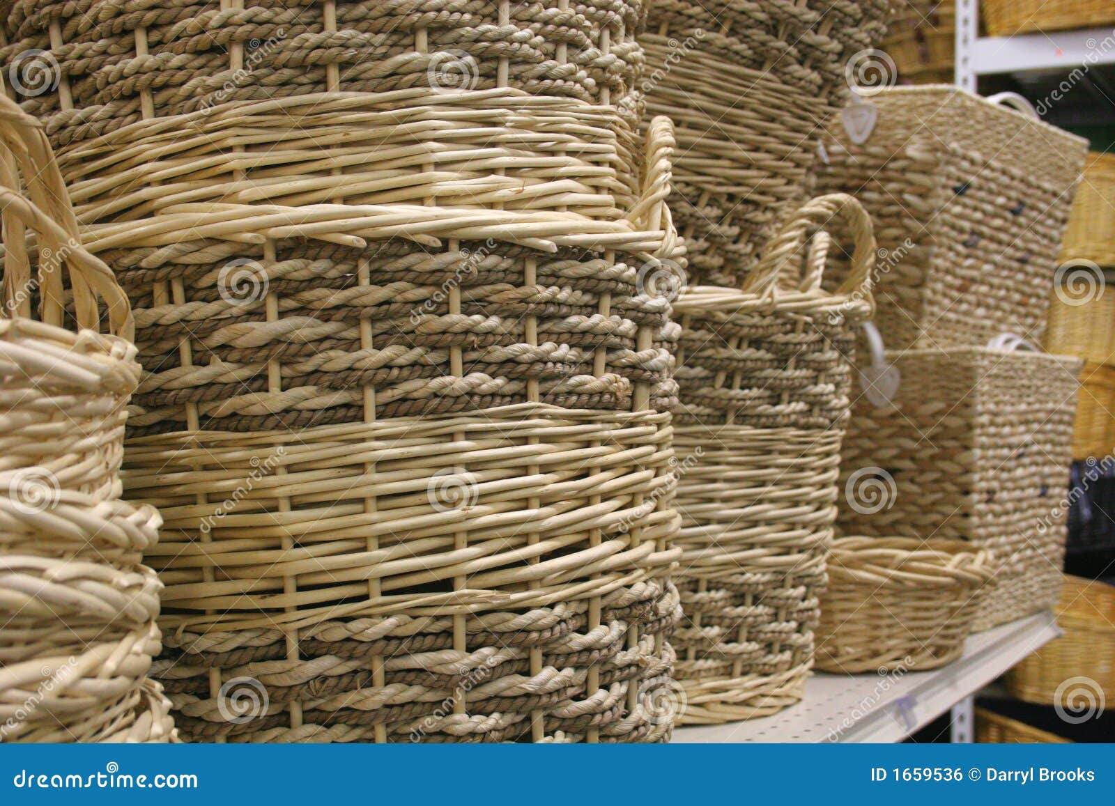 Baskets stock photo. Image of woven, handmade, containers - 1659536