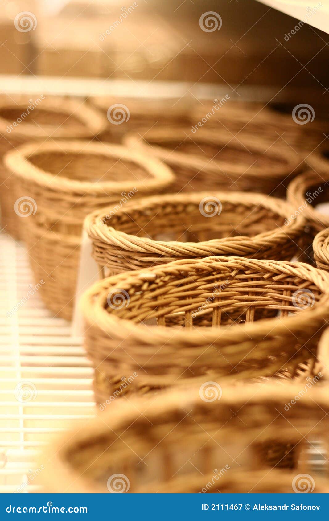 Baskets stock image. Image of brown, shop, sale, handmade - 2111467
