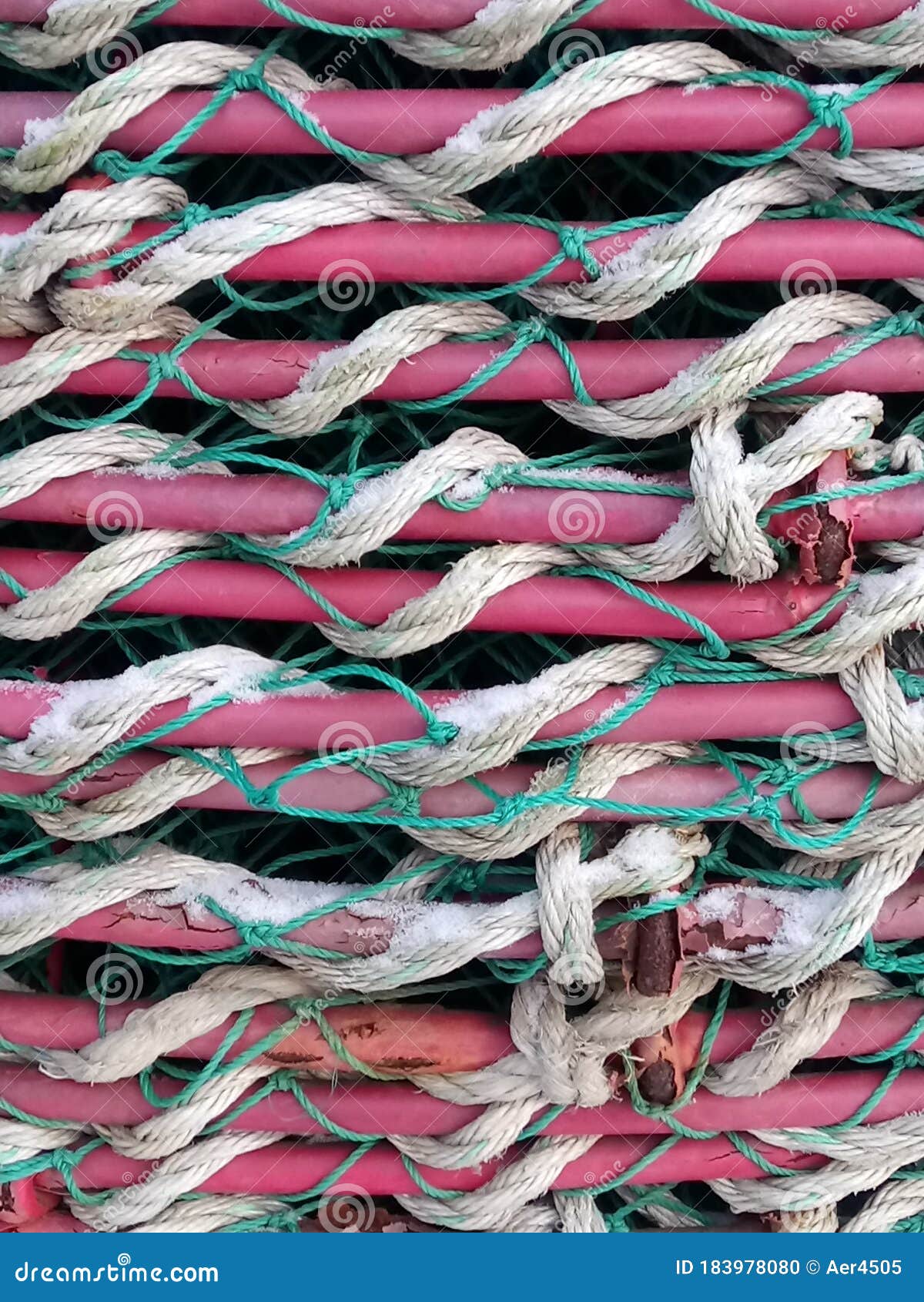 The Baskets for Catching of Crabs Stock Photo - Image of bait ...