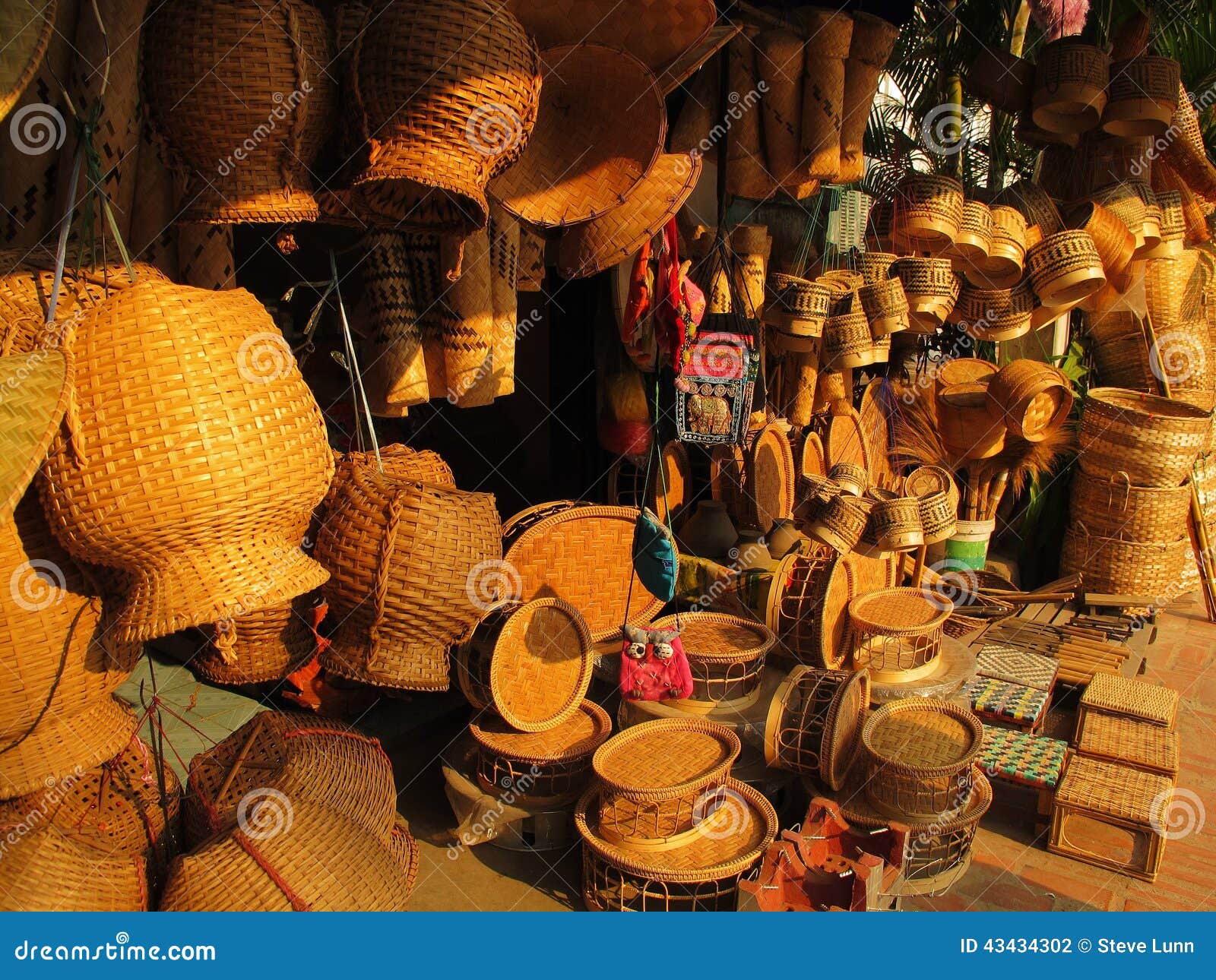 Baskets for Days stock photo. Image of destinations, asia - 43434302