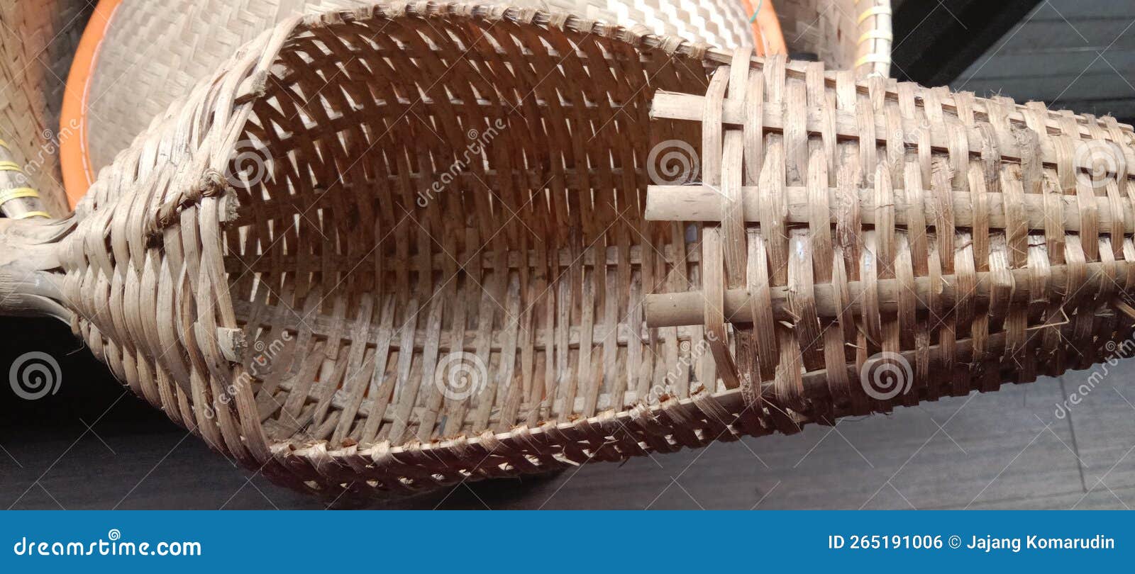 Baskets are Used To Catch Fish Stock Photo - Image of flooring, catch ...