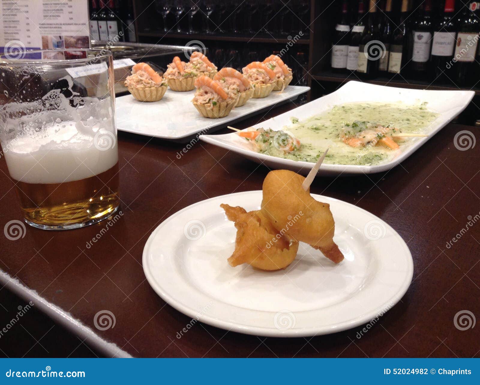 Baskisch Land Tapas Pintxos Stock Foto - Image of zeebastisch, dekking ...