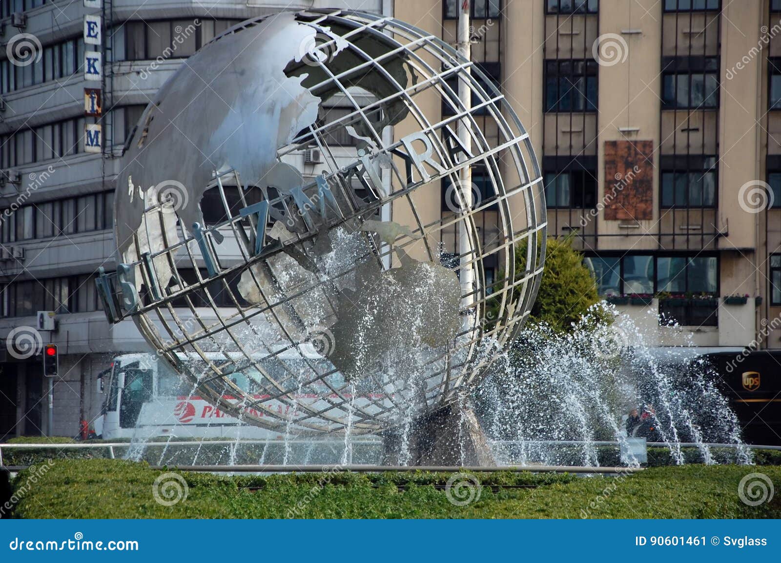Basmane Square in Izmir, Turkey Editorial Photo - Image of sculpture ...
