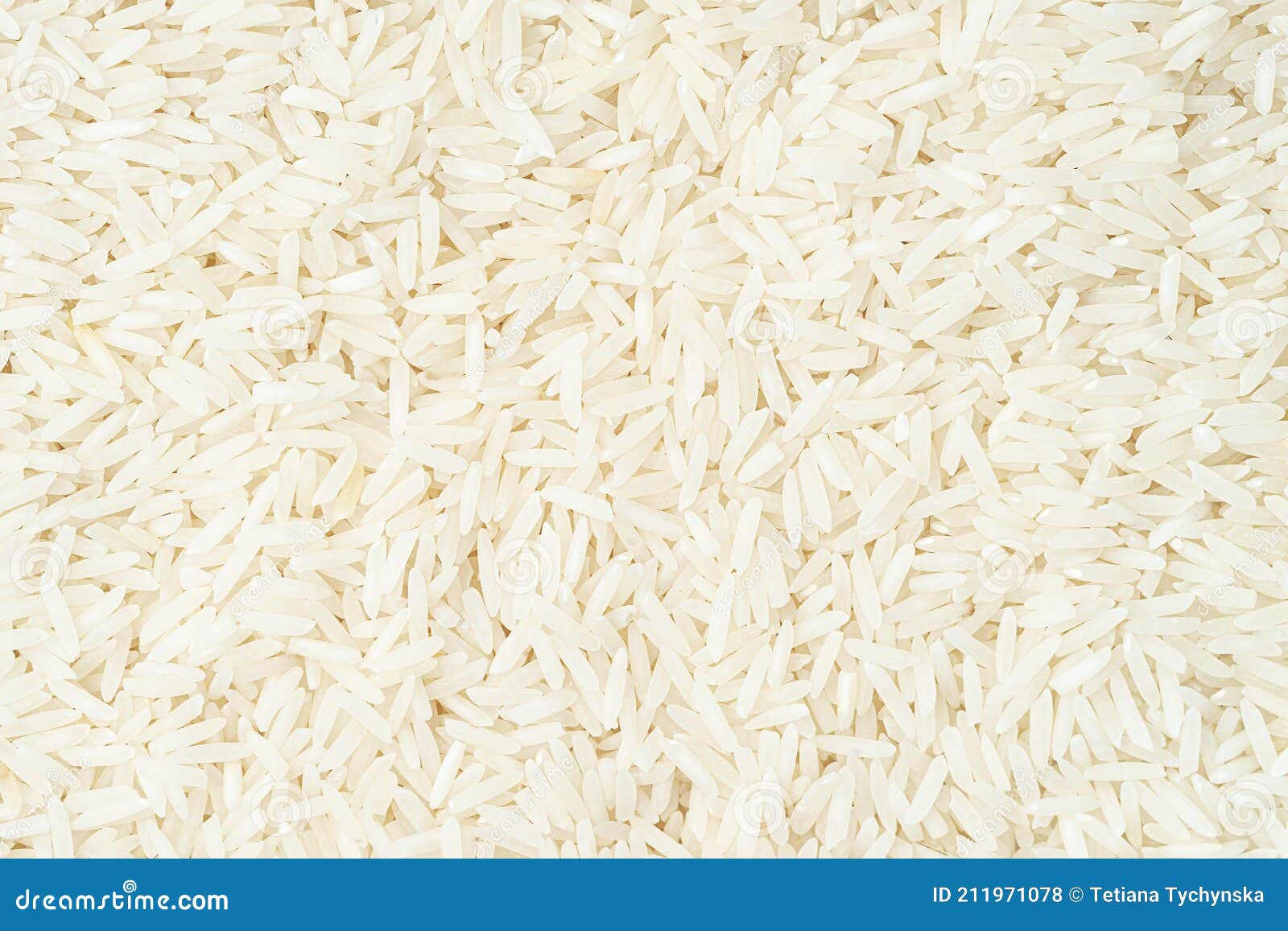 Basmati Rice Texture. Top View, Food Background Stock Photo - Image of ...