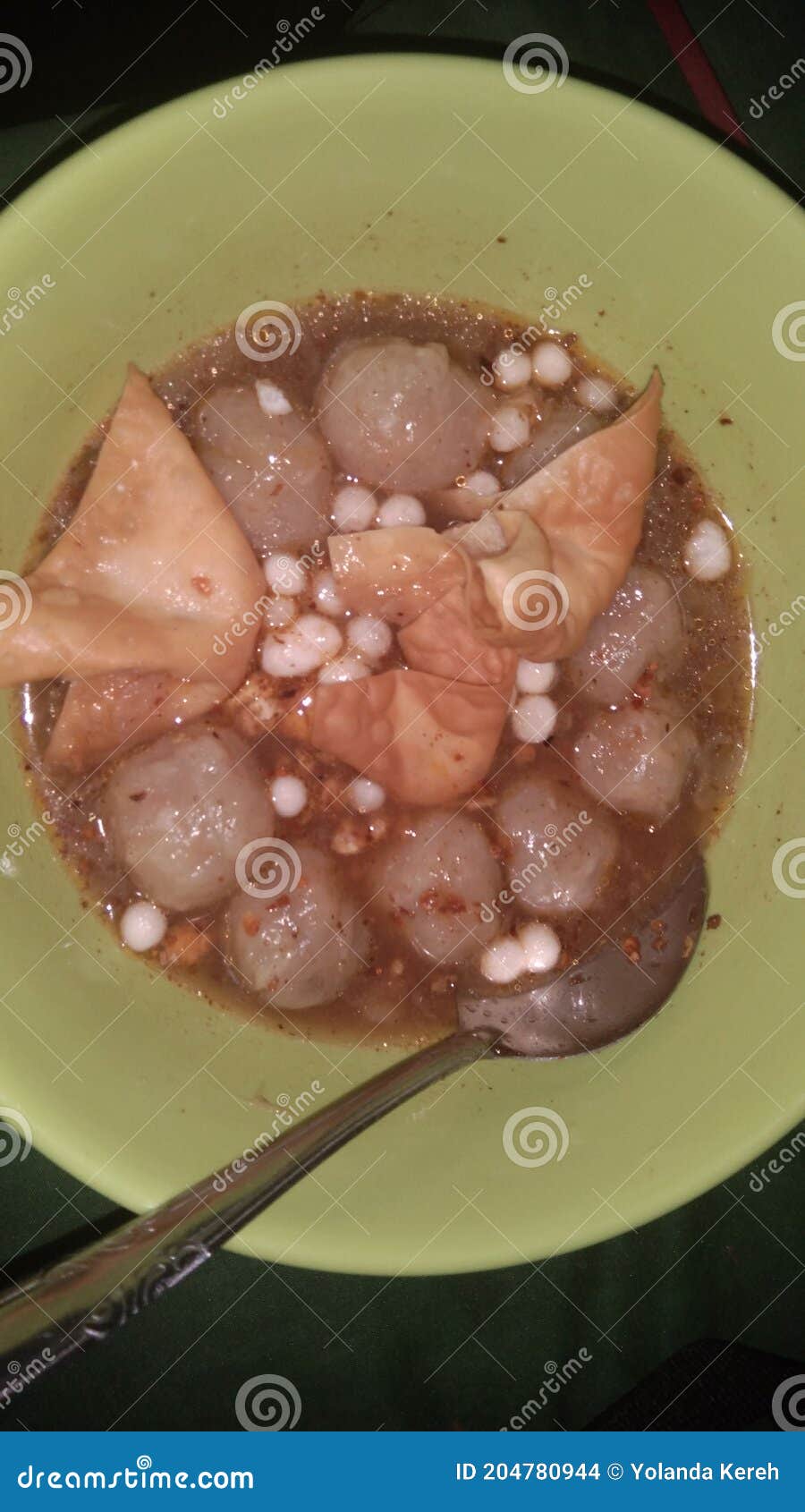 Baso aci Homemade stock photo. Image of seafood, baso - 204780944