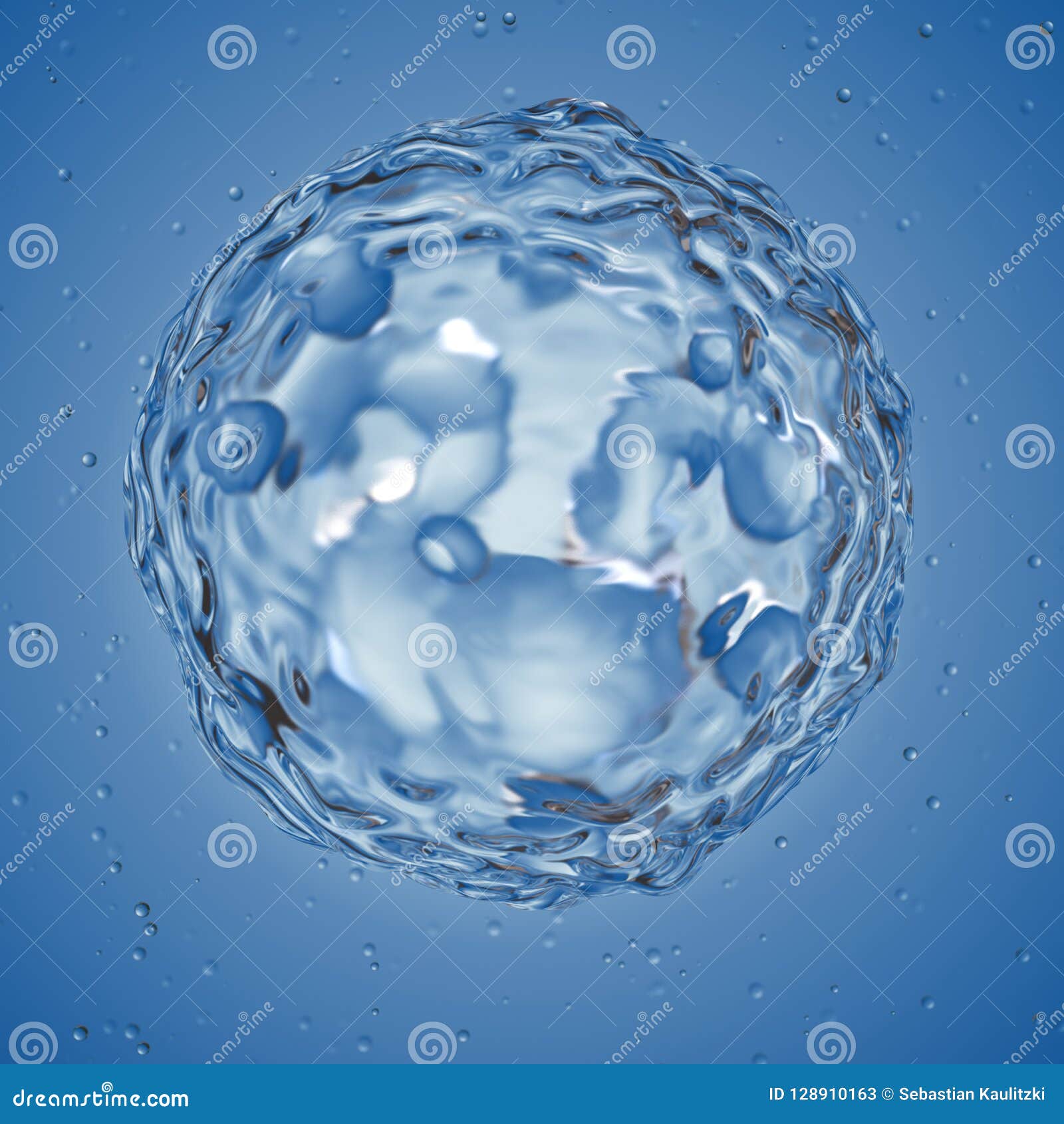 A basophil stock illustration. Illustration of science - 128910163