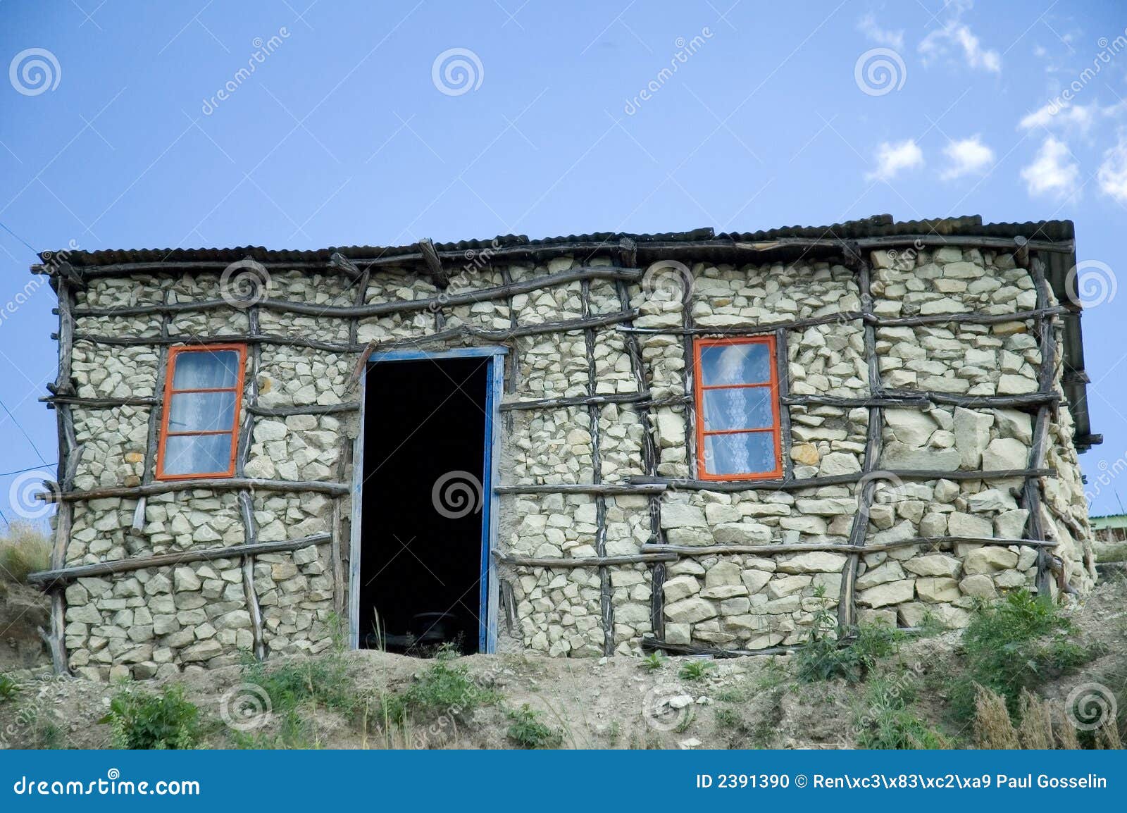 Basotho Hut 1 stock photo. Image of thatch, rondavels - 2391390