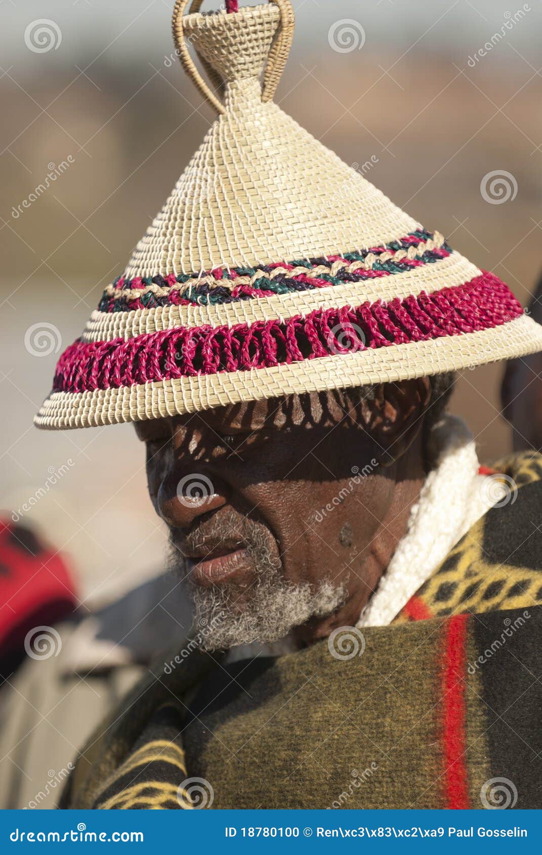 BAsotho Man In Hat At The King's Parade Editorial Image - Image: 18780100