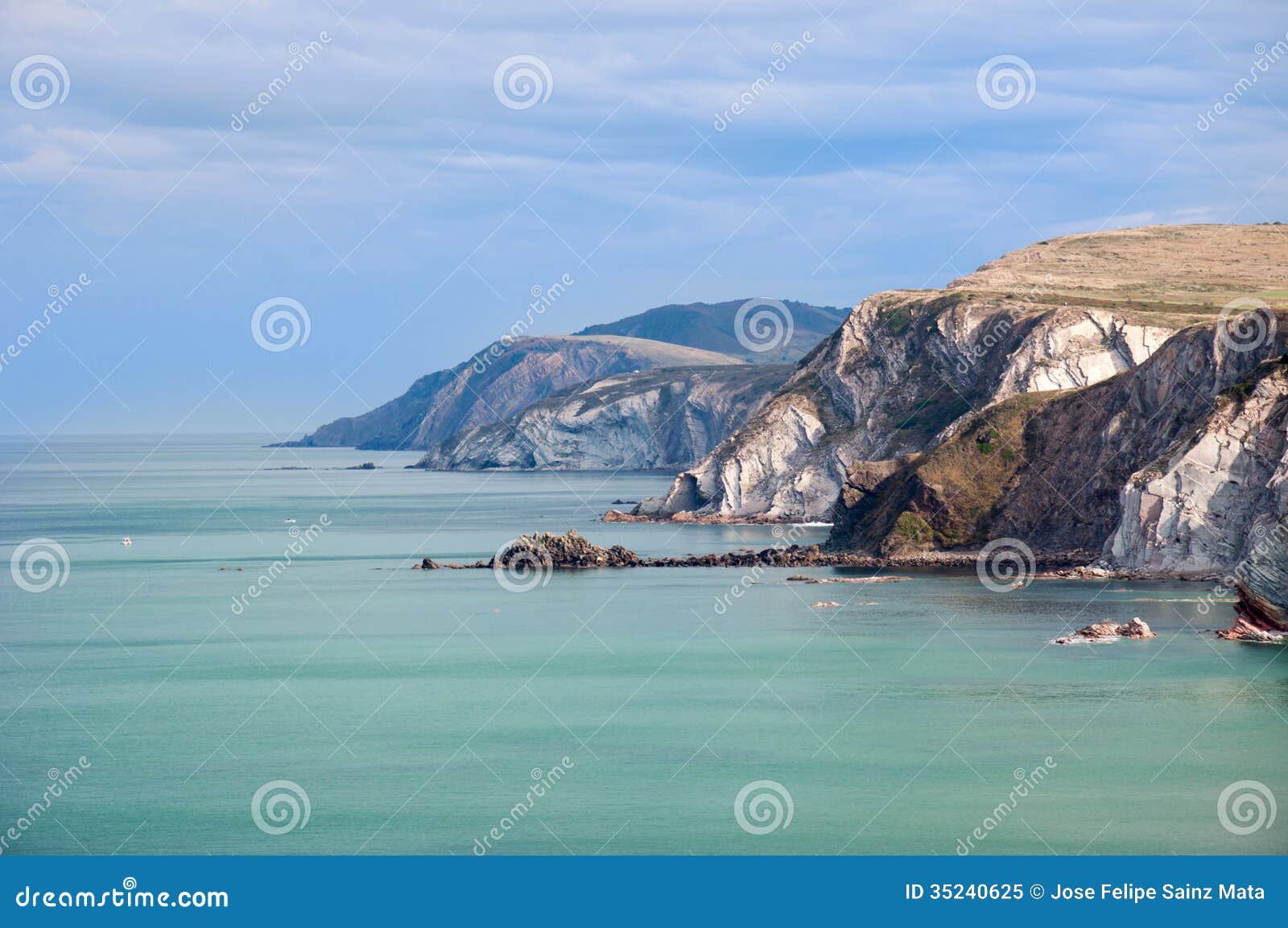 Basque country Coast stock image. Image of country, ocean - 35240625