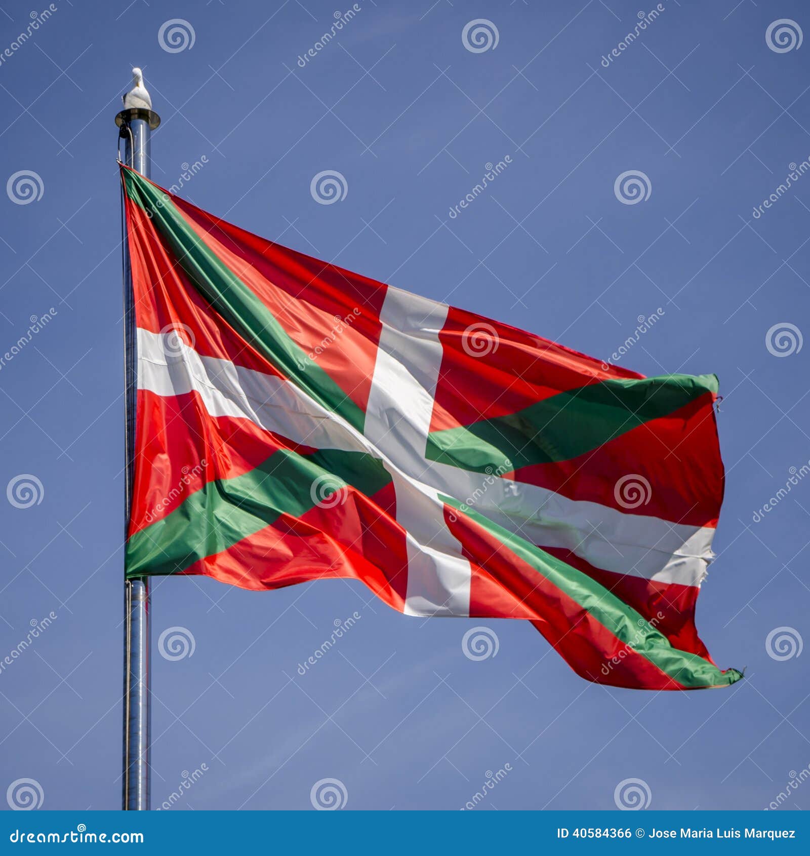 Basque country stock photo. Image of patriotic, clouds - 40584366