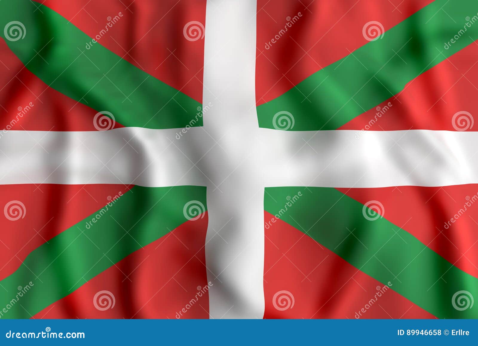 Basque Country flag stock illustration. Illustration of symbol - 89946658