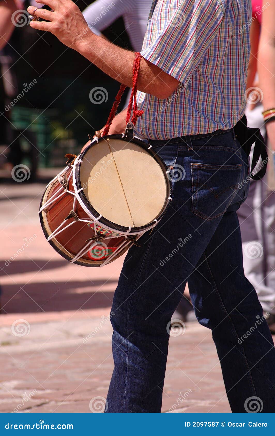 Basque Country musician stock image. Image of drum, walking - 2097587