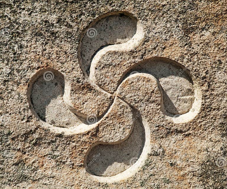 Basque cross stock image. Image of engraved, vintage - 10133609