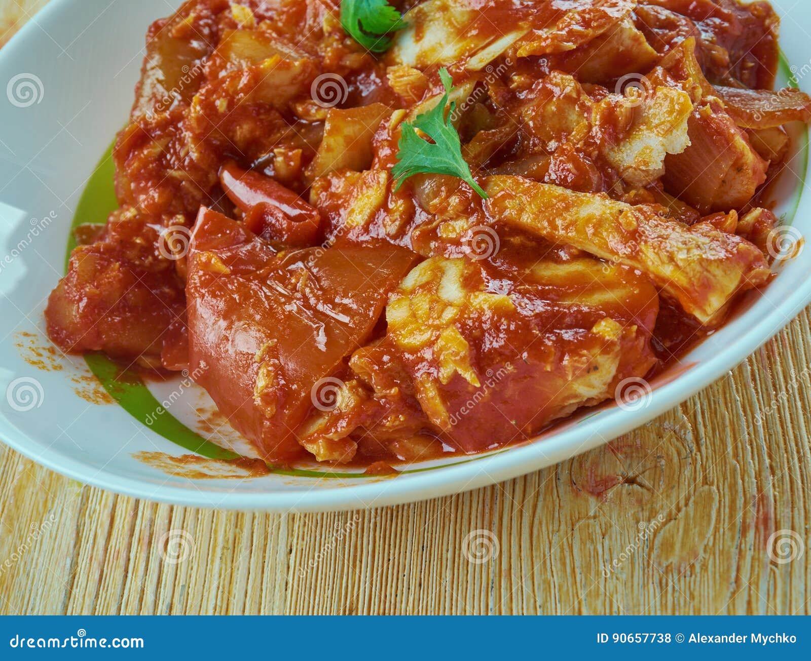 Basque fish stew stock photo. Image of onion, pepper - 90657738