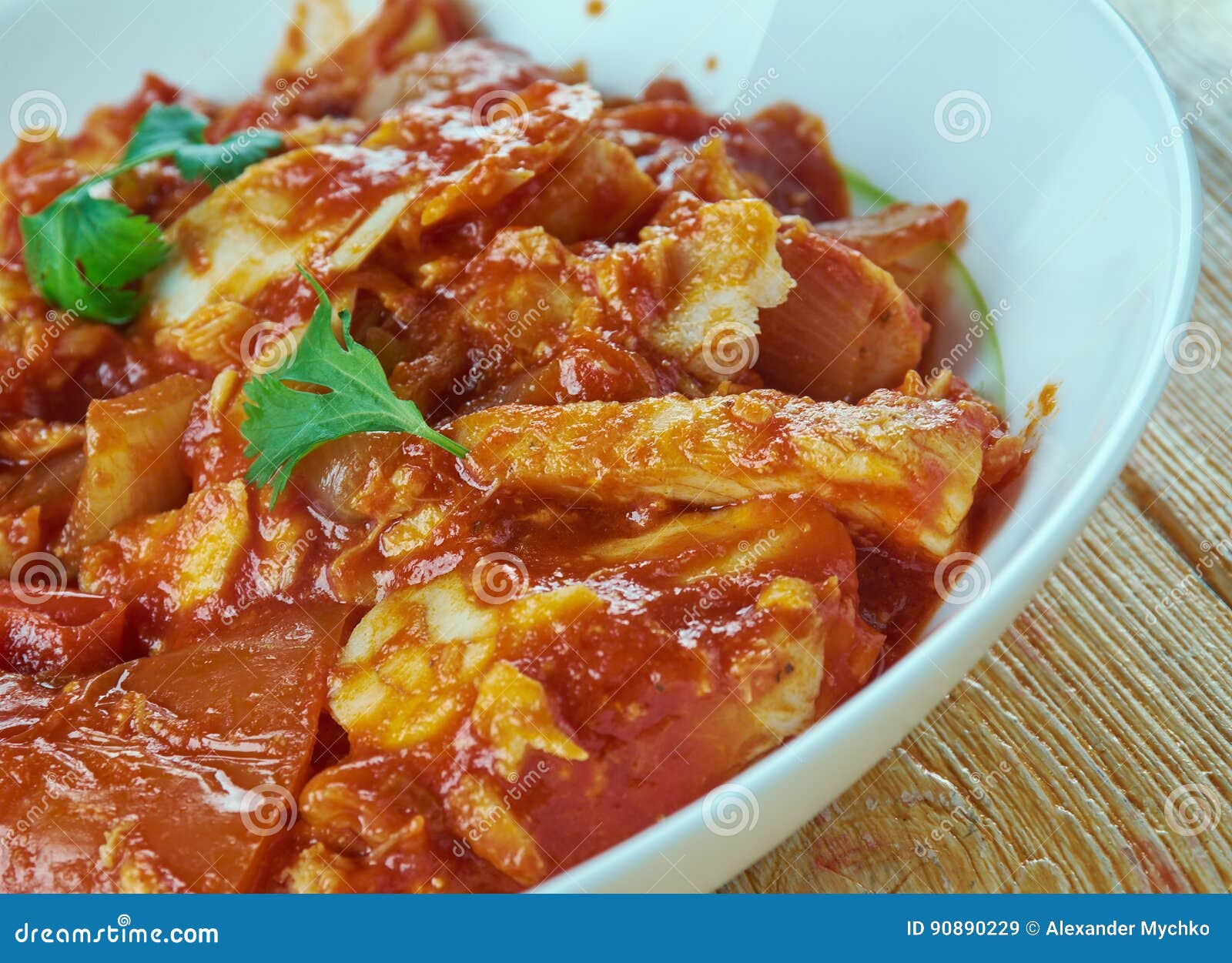 Basque fish stew stock image. Image of cuisine, parsley - 90890229