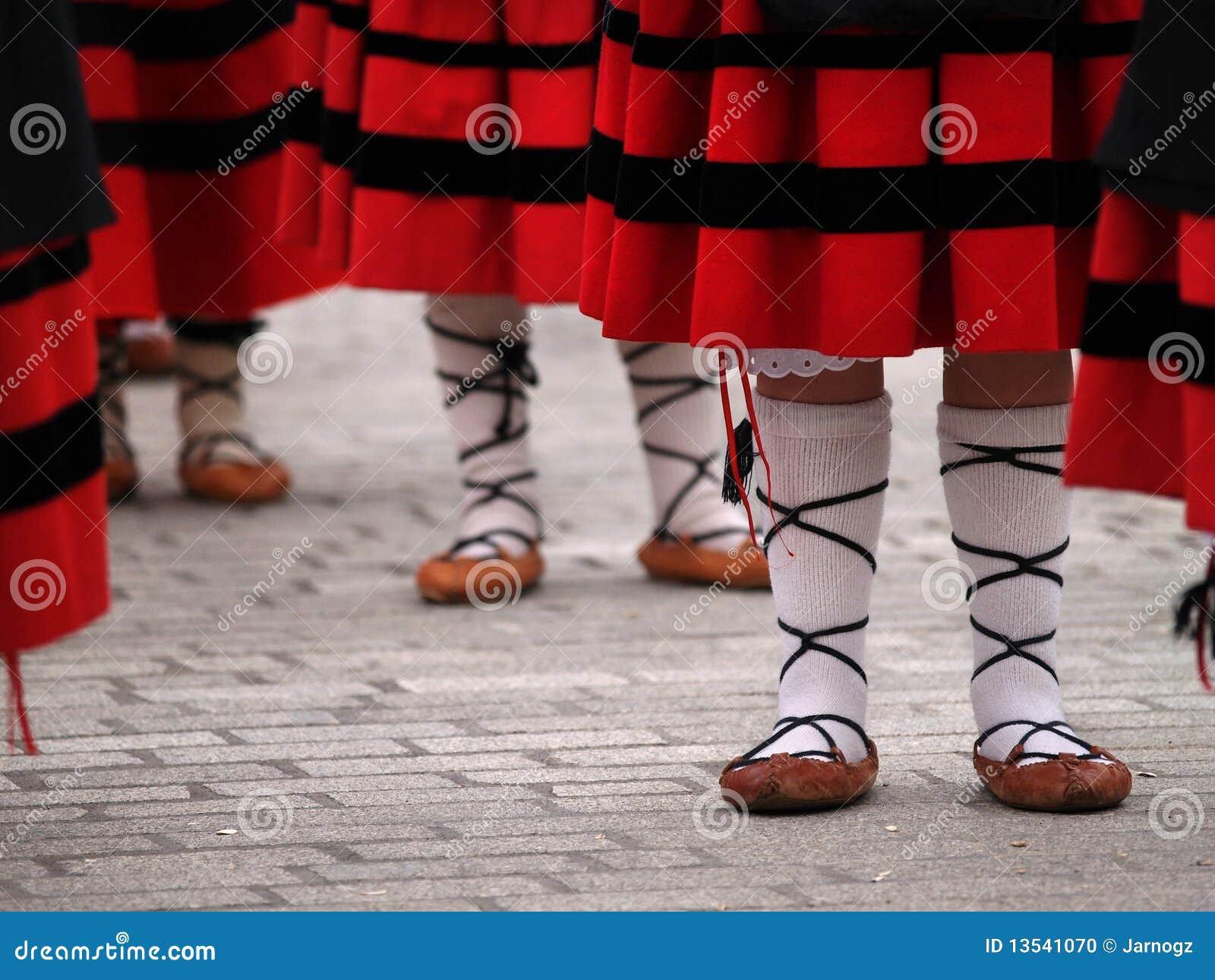 Basque Folclorical Dance Dress Stock Photo - Image of basque ...